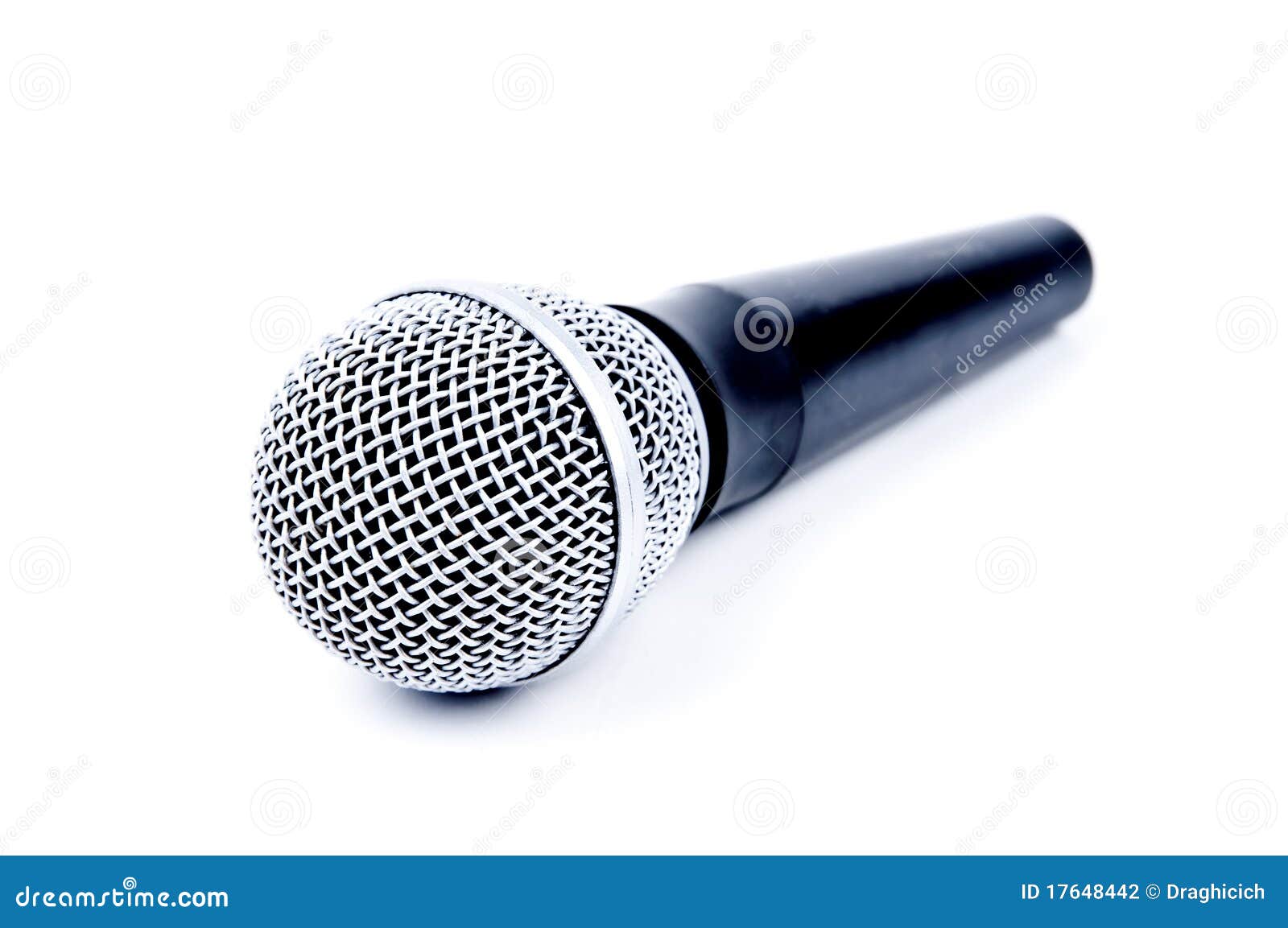 Micrófono foto de archivo. Imagen de radio, musical, profesional - 17648442