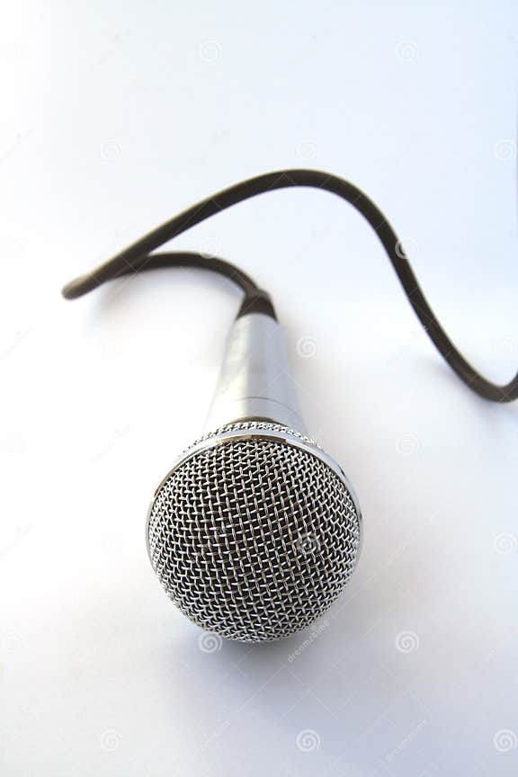 Micrófono. imagen de archivo. Imagen de reportero, estudio - 4331003