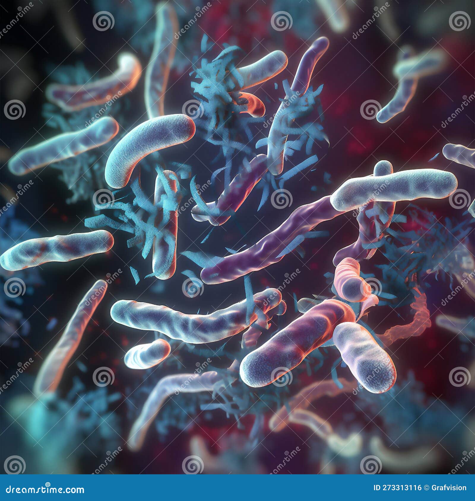Micro Bacterium And Therapeutic Bacteria Royalty-Free Illustration ...