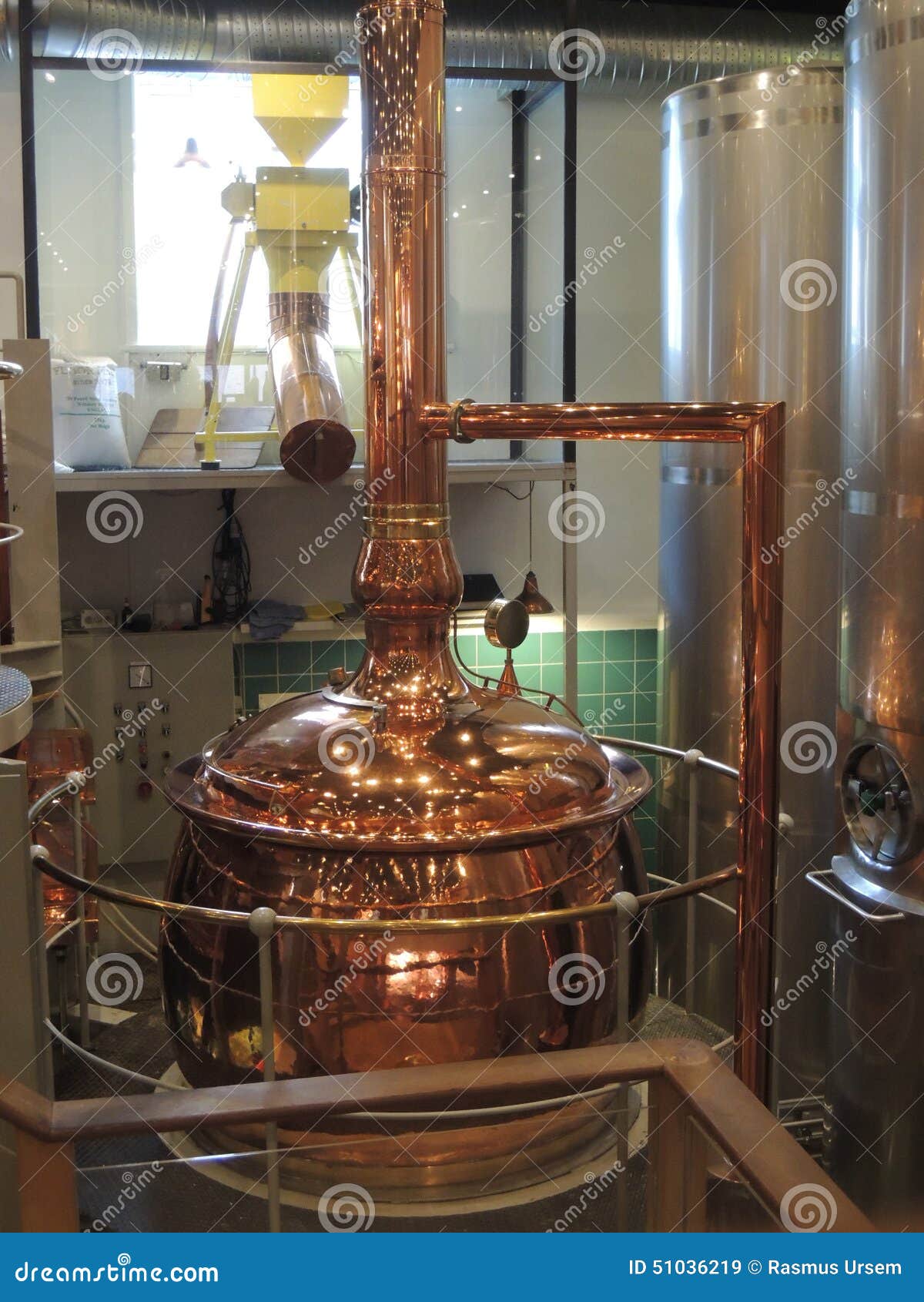 Micro Brewery in Restaurant Stock Image - Image of stout, pilsner: 51036219