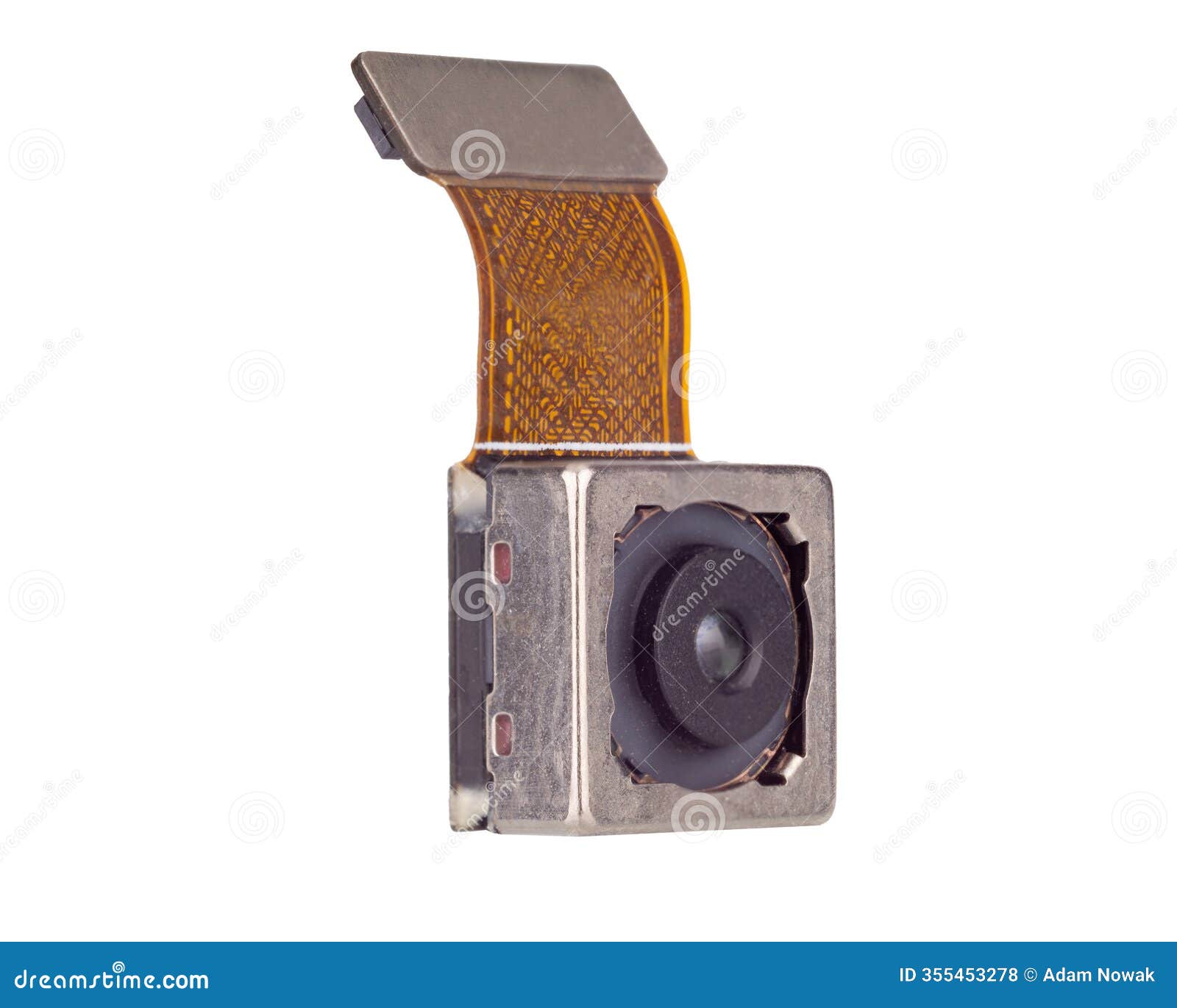 Micro Camera Module with Flexible Connector Stock Illustration ...