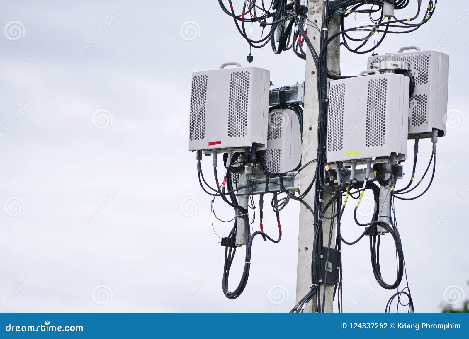 Micro cell 3G, 4G, 5G stock photo. Image of connection - 124337262
