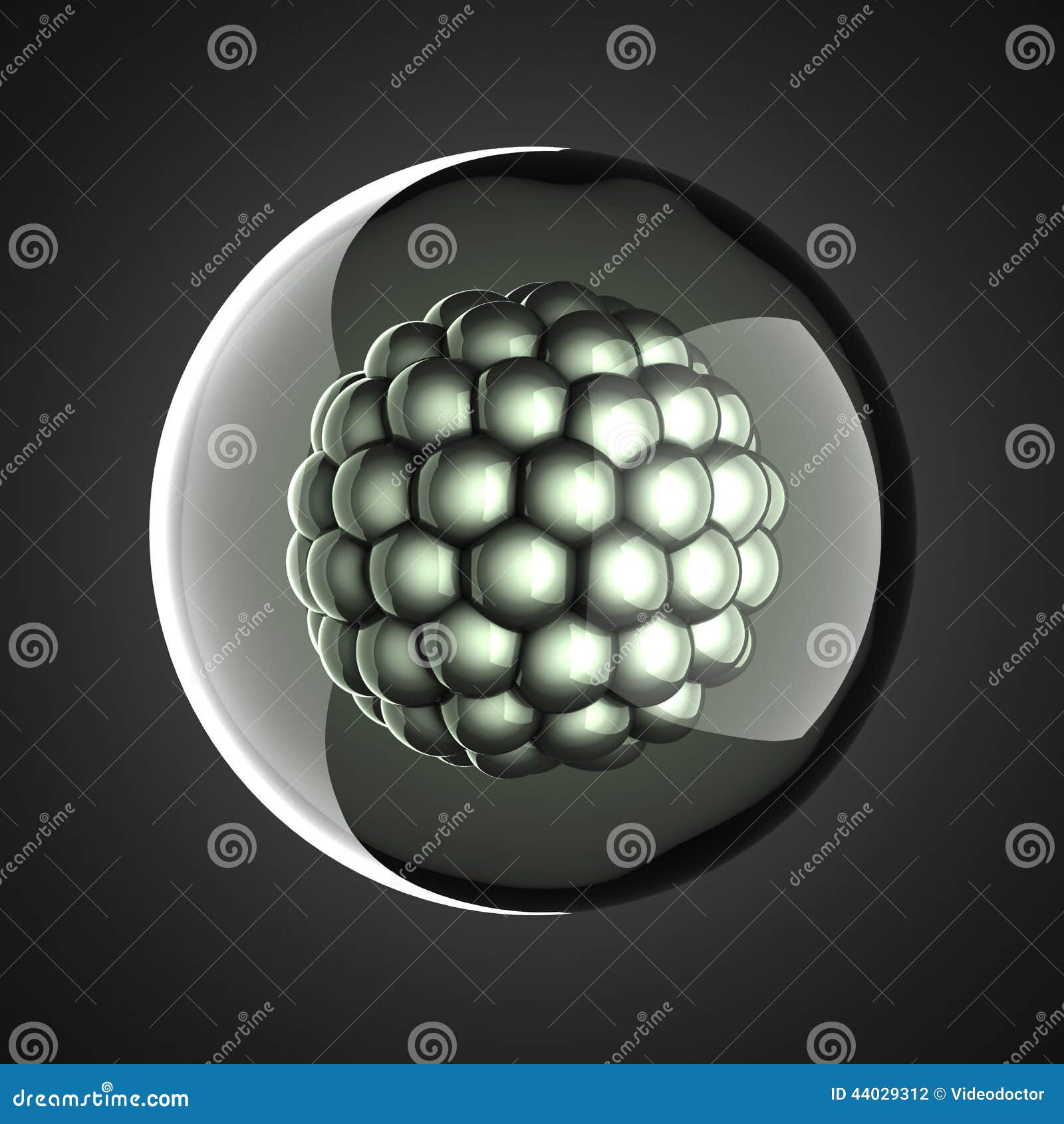 A Micro Cell Scientific Illustration Stock Illustration - Illustration ...