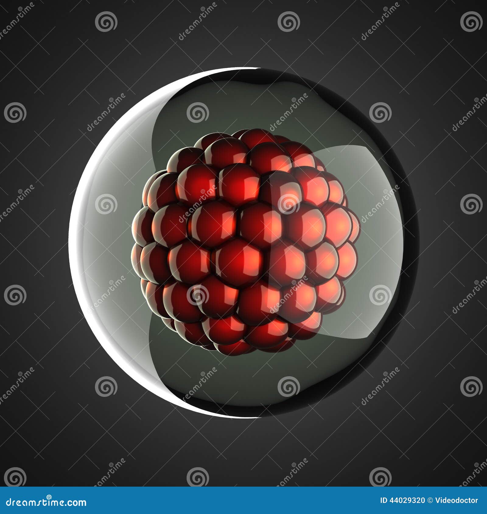 A Micro Cell Scientific Illustration Stock Illustration - Illustration ...