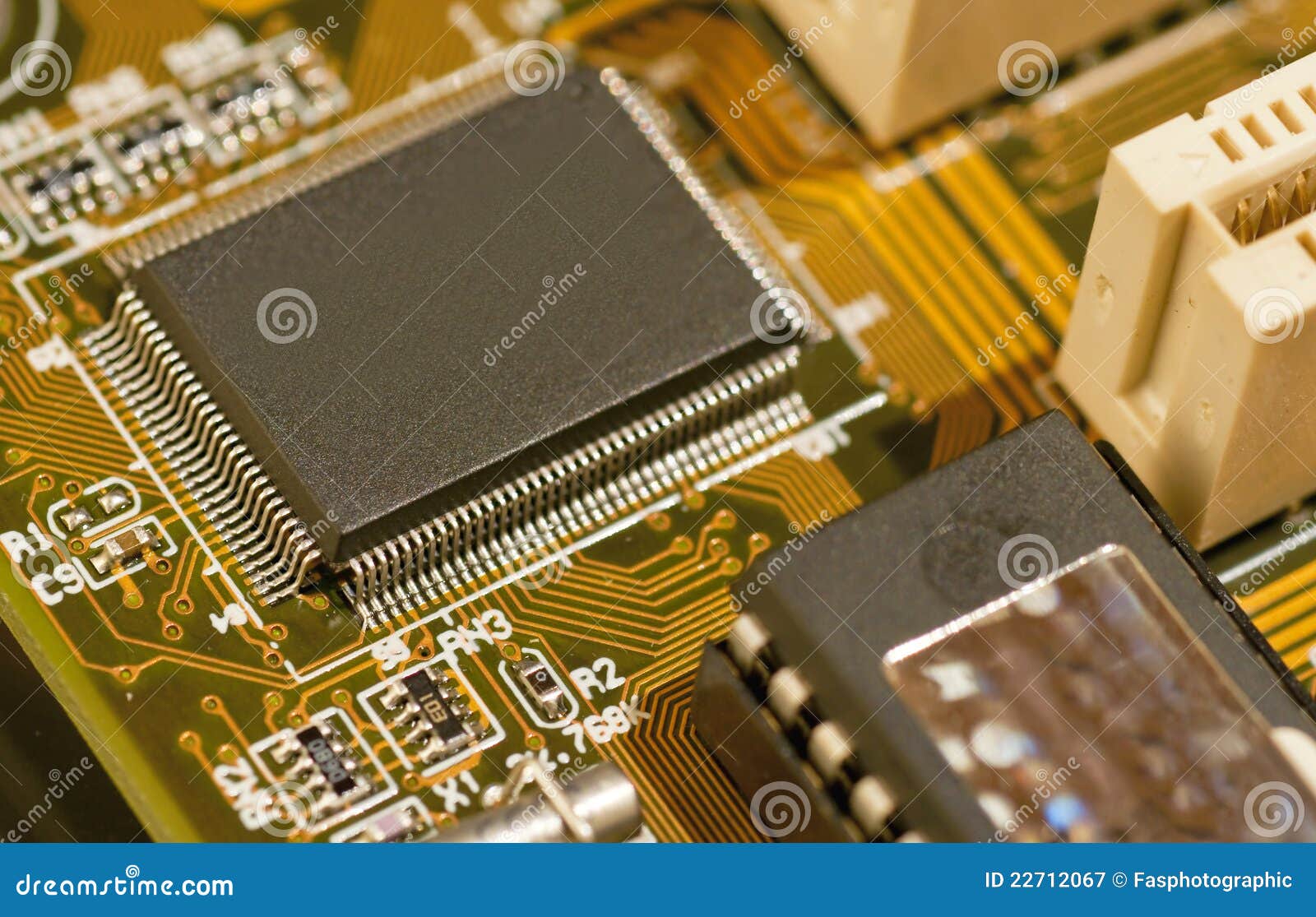 Micro chip stock image. Image of board, close, communication - 22712067