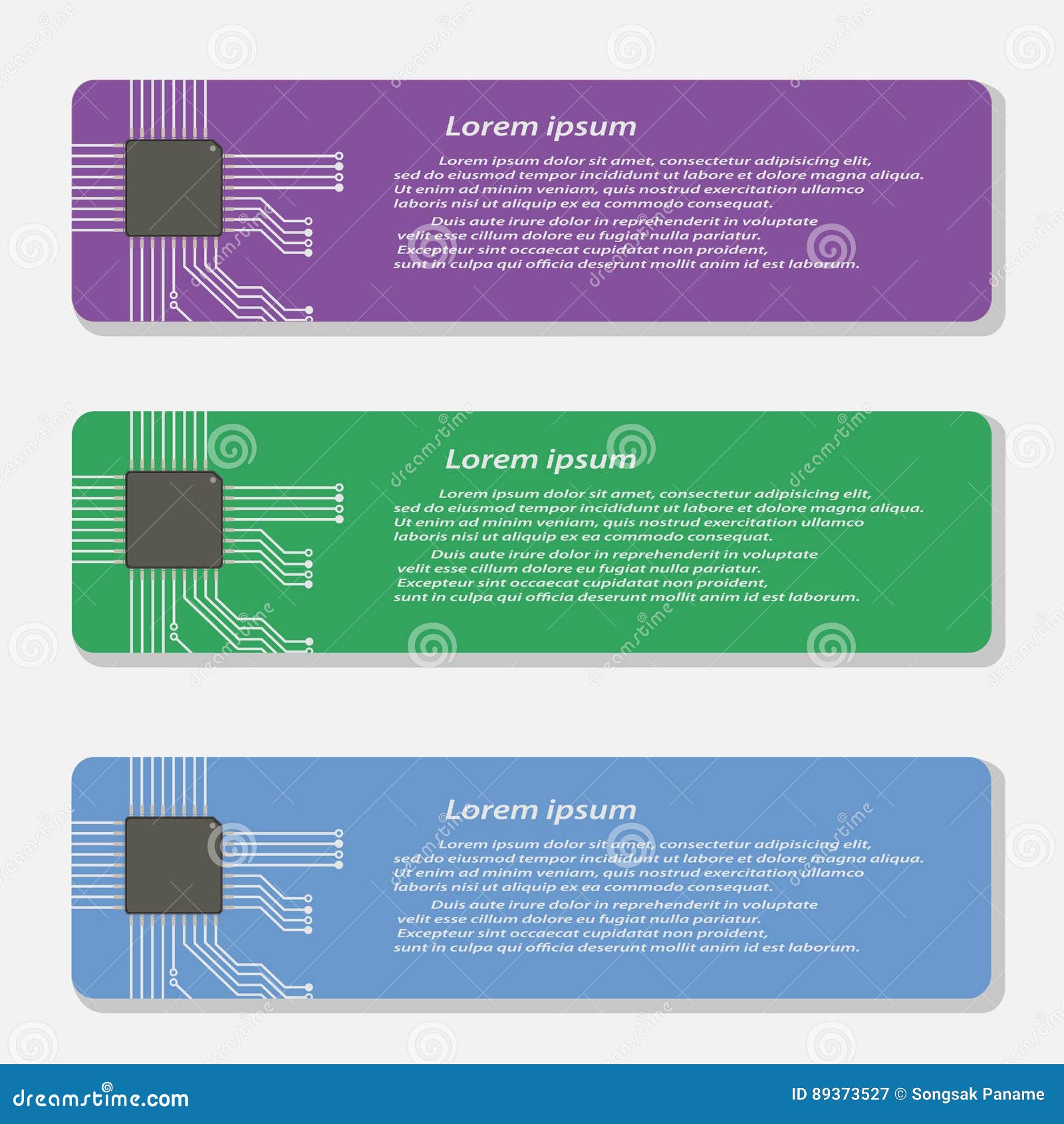 Micro chip Infographics stock illustration. Illustration of creative ...