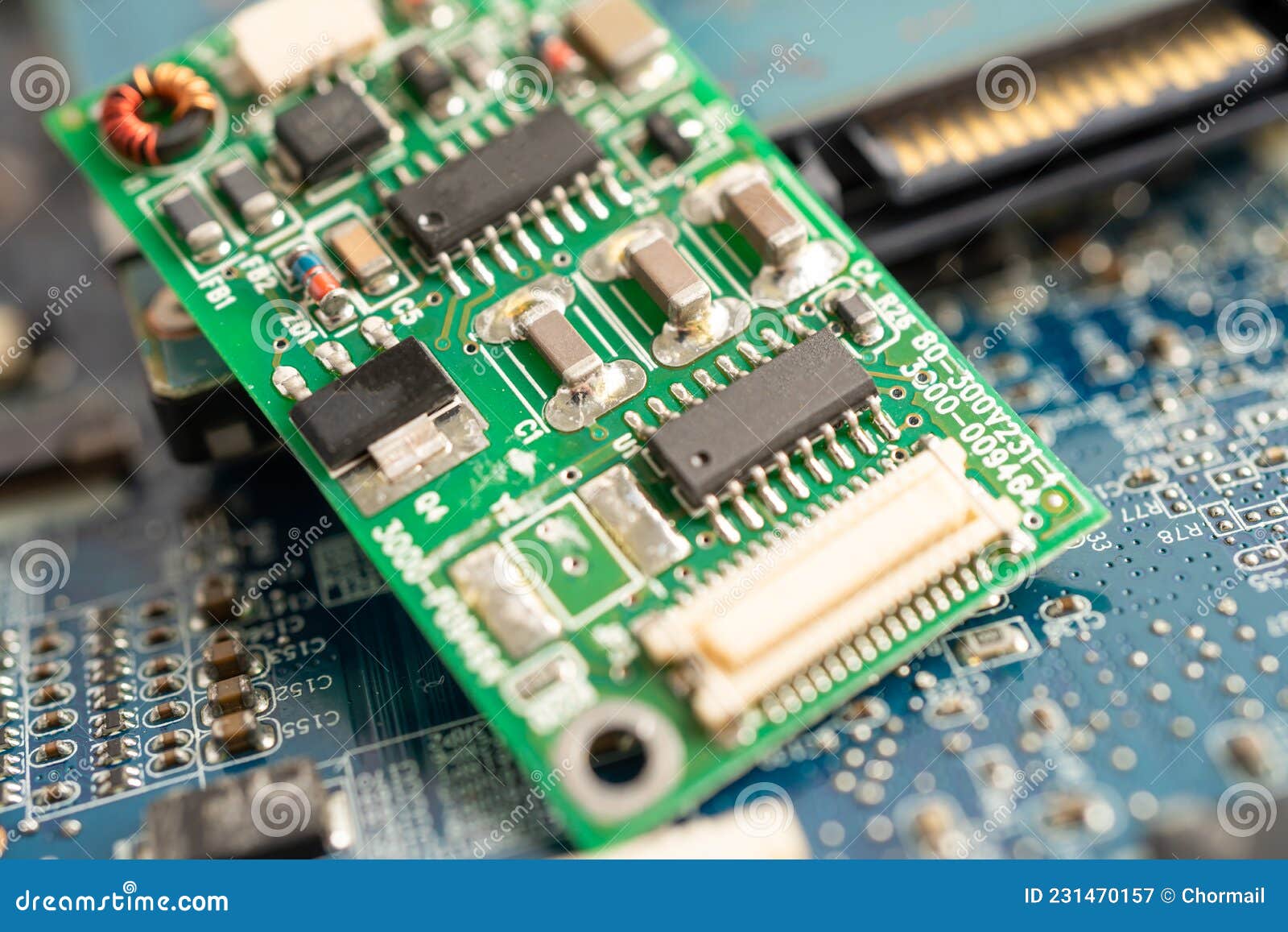 Micro Circuit Main Board Computer Electronic Technology, Hardware ...