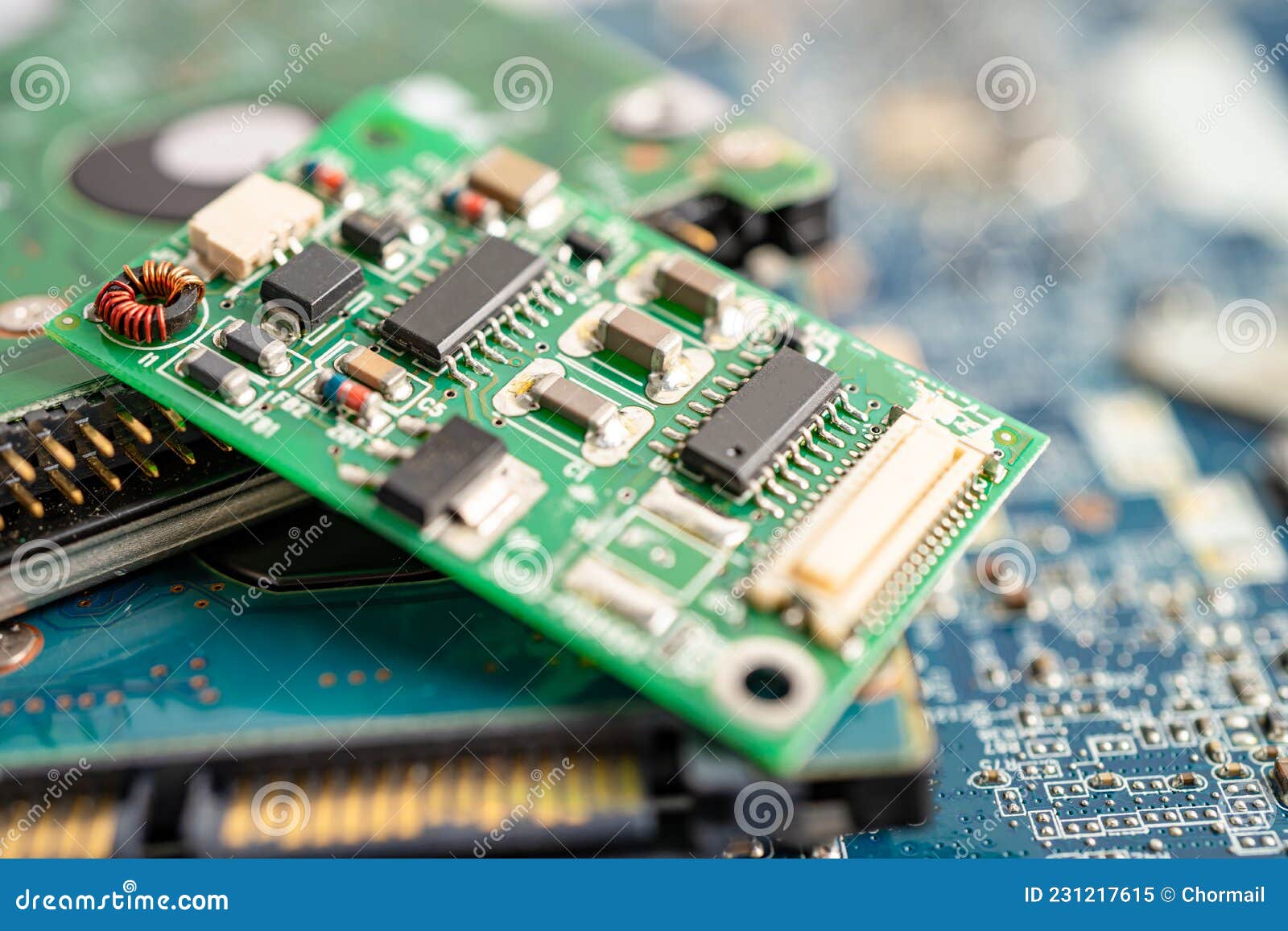 Micro Circuit Main Board Computer Electronic Technology, Hardware ...