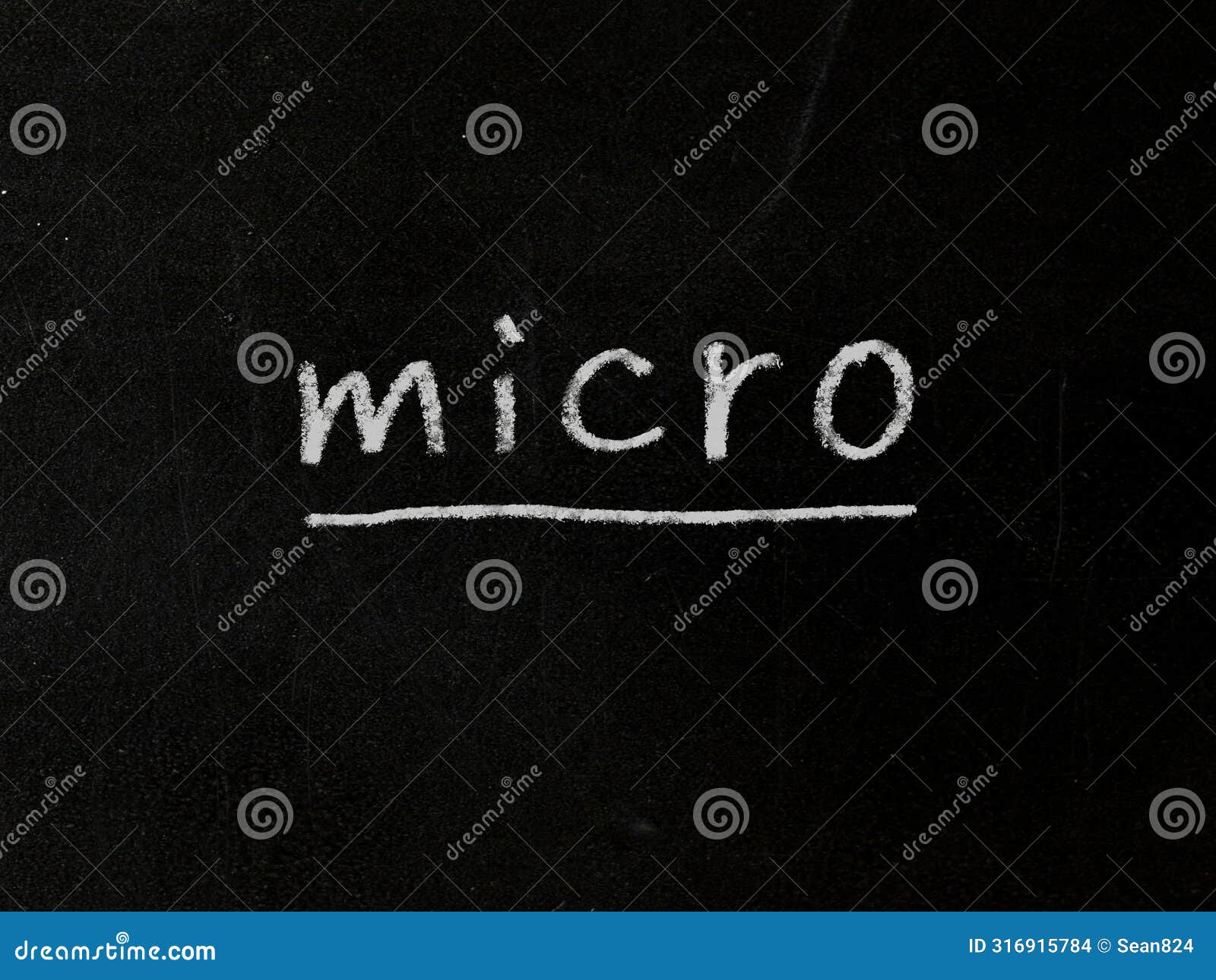 Micro concept word stock photo. Image of education, handwritten - 316915784