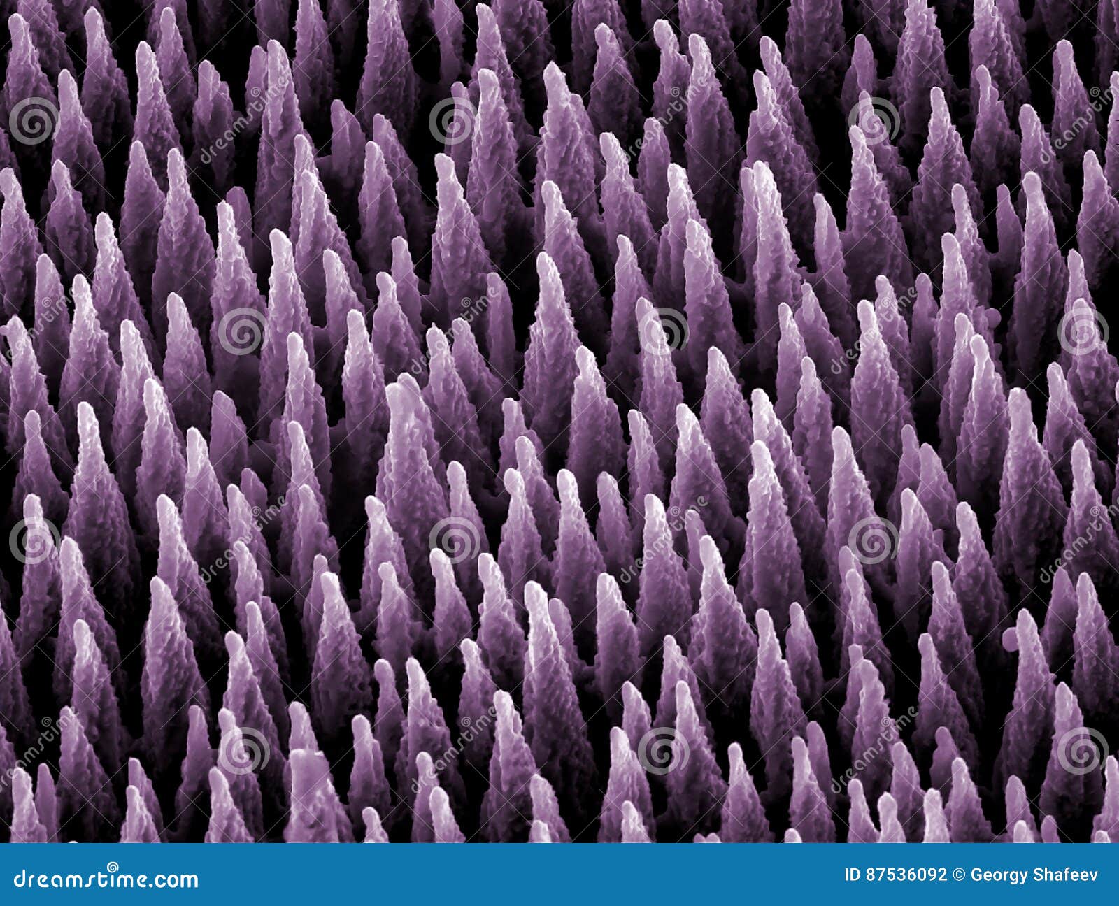 Micro-cones Created by Laser Stock Photo - Image of atomic, metal: 87536092