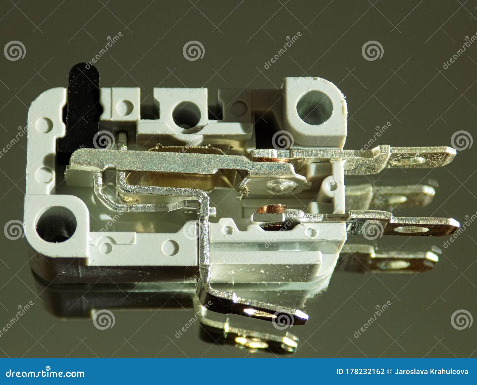 Micro Contact - Micro Switch Details from Inside Stock Photo - Image of ...