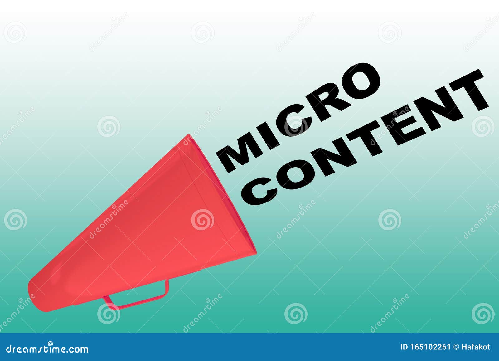 MICRO CONTENT concept stock illustration. Illustration of micro - 165102261