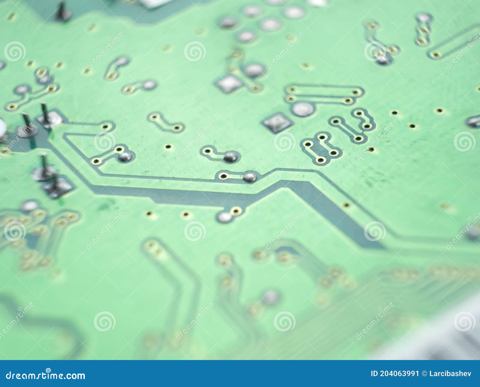 Micro Electronics Components. Semiconductor Elements and Micro Schemes ...