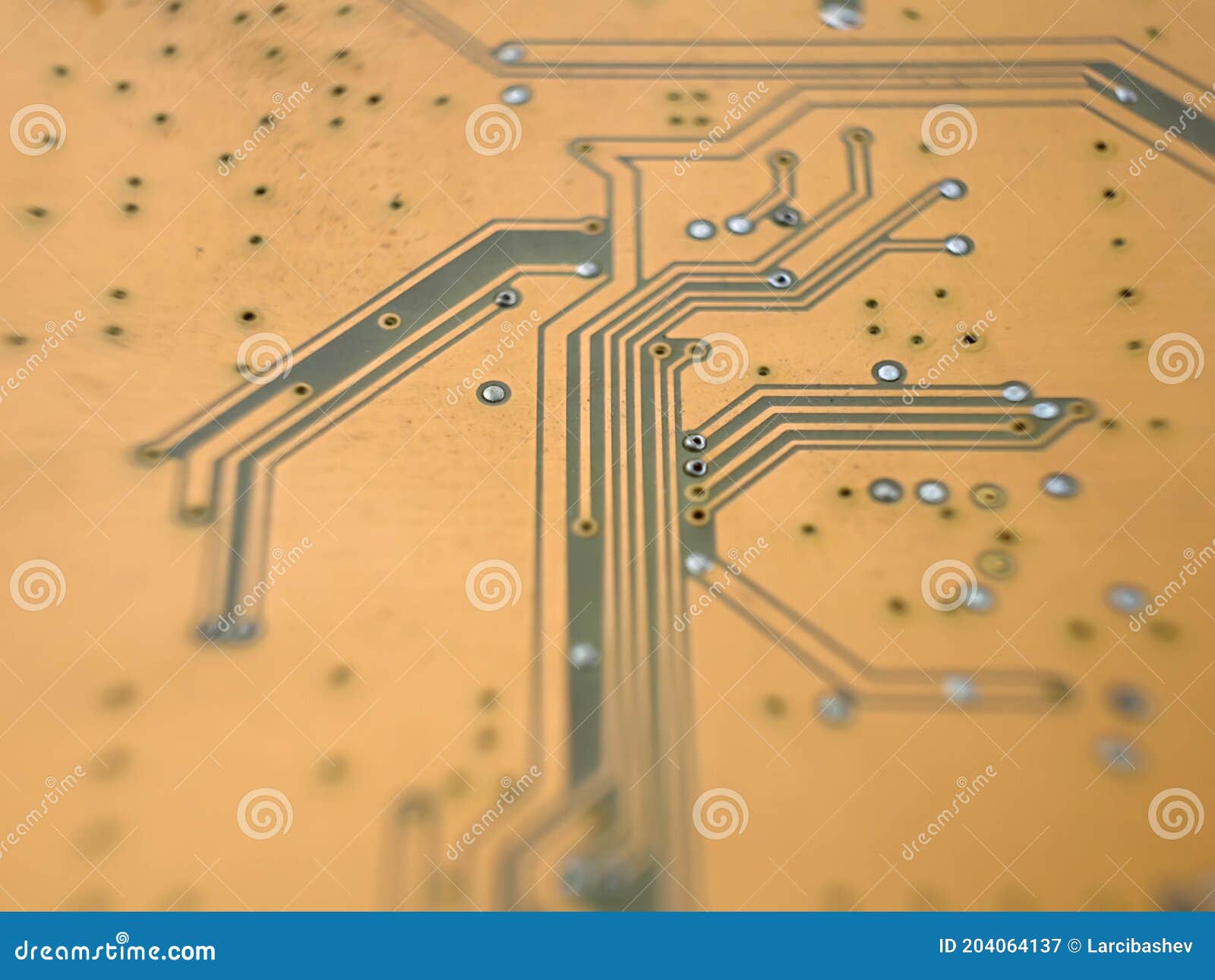 Micro Electronics Components. Semiconductor Elements and Micro Schemes ...