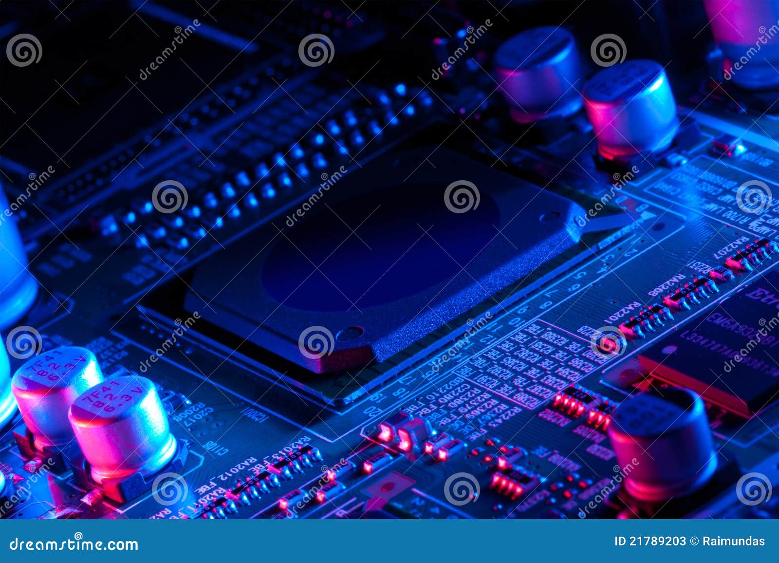 Micro-elektronica stock afbeelding. Image of samenvatting - 21789203