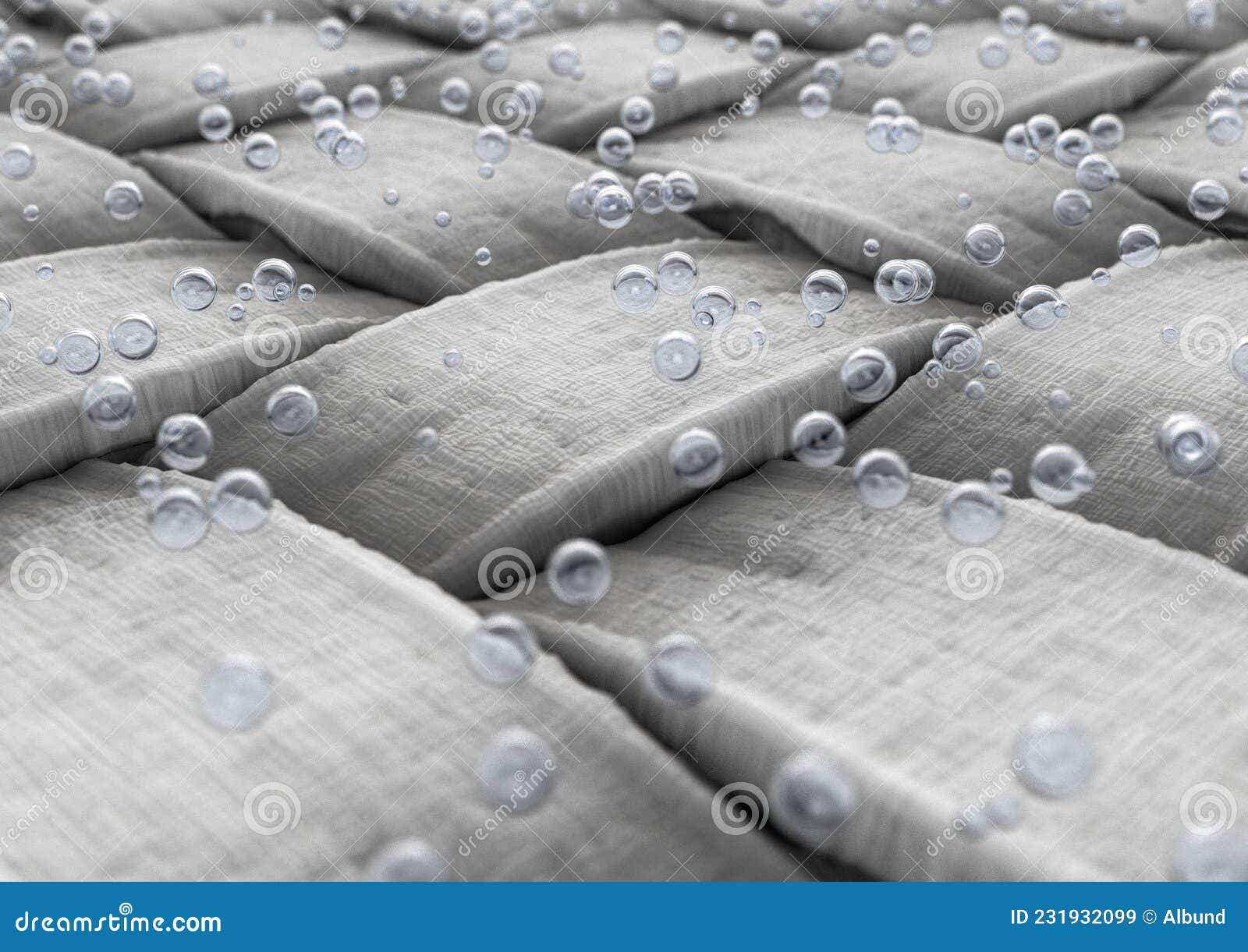 Micro Fabric And Water Droplets Royalty-Free Stock Photography ...