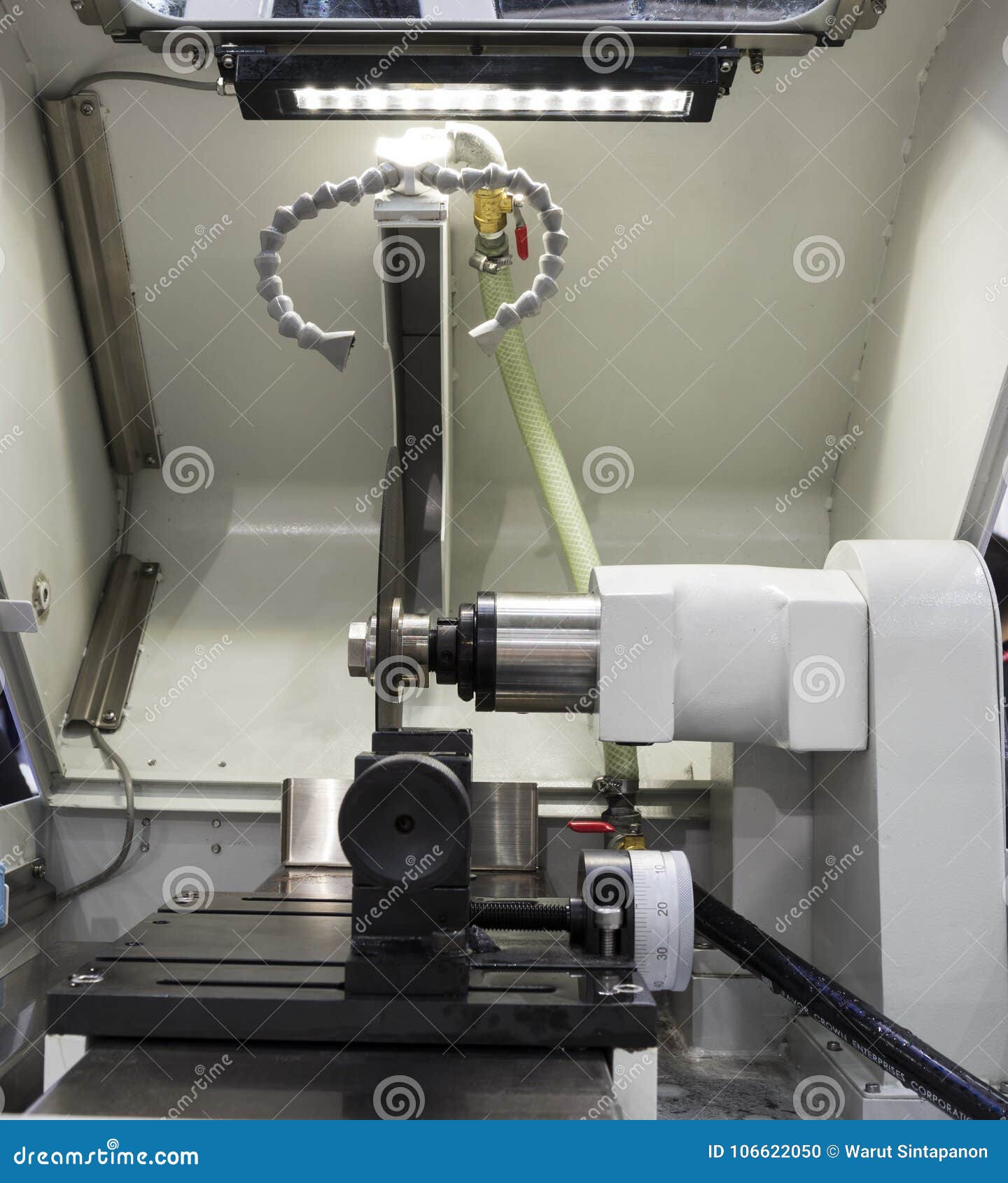 Micro Fiber Cutting Machine Stock Photo - Image of machine, circle ...
