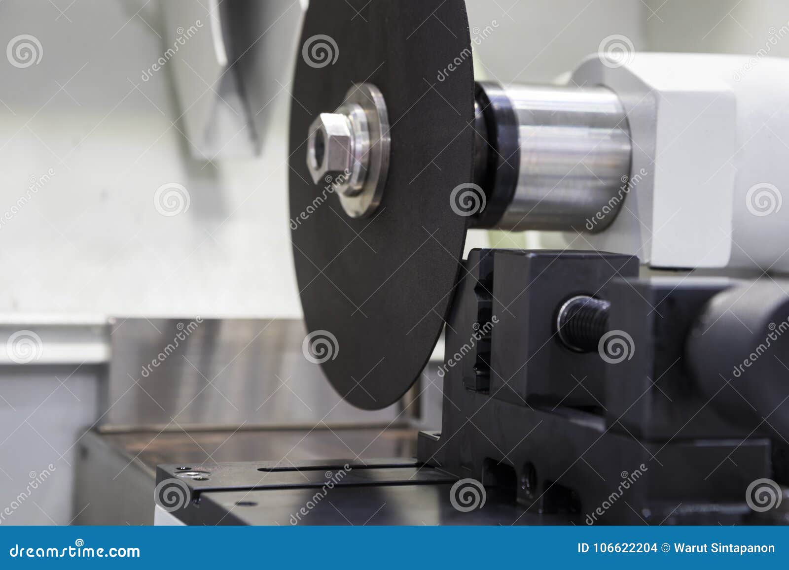 Micro Fiber Cutting Machine Stock Photo - Image of metalworking, power ...