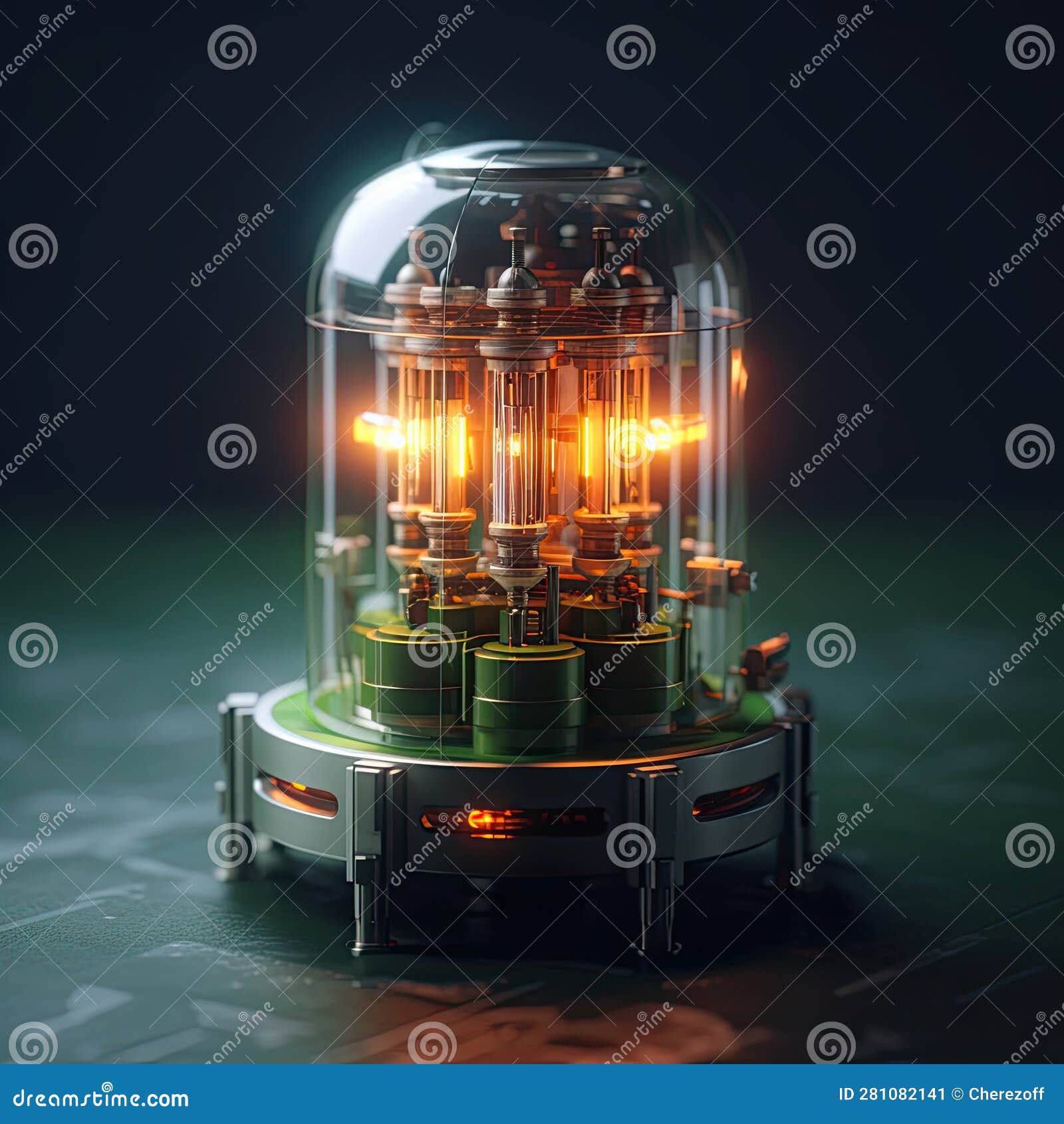 Micro Nuclear Reactor stock illustration. Illustration of particle ...