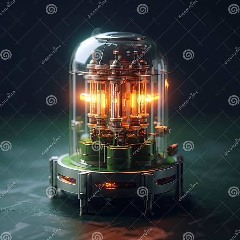 Micro Nuclear Reactor stock illustration. Illustration of particle ...