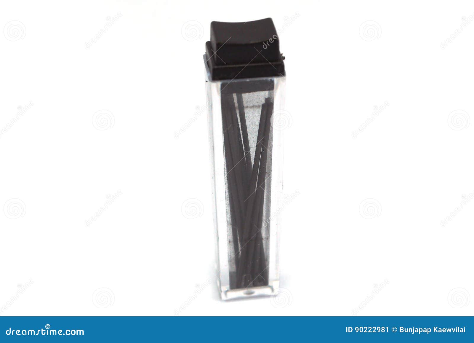 The Micro Pencil Lead in Clear Box. Stock Image - Image of packet ...