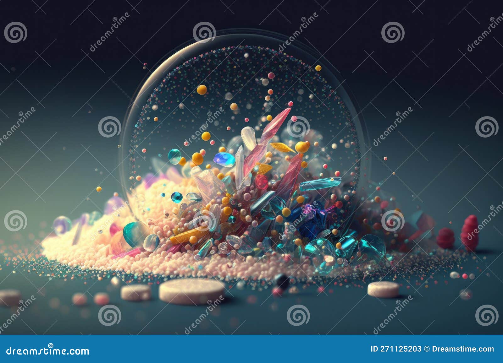 Micro Plastic Particles Found in the Ocean and Beaches. Plastic ...