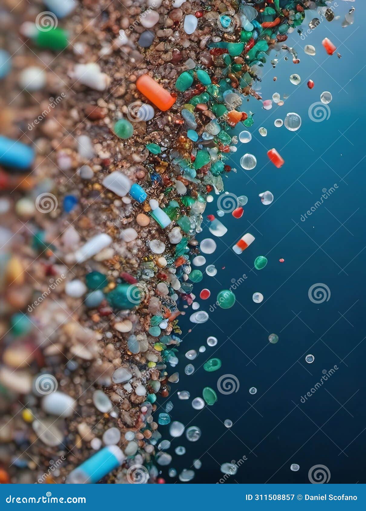 Micro Plastic Particles Found in the Ocean and Beaches, Plastic ...