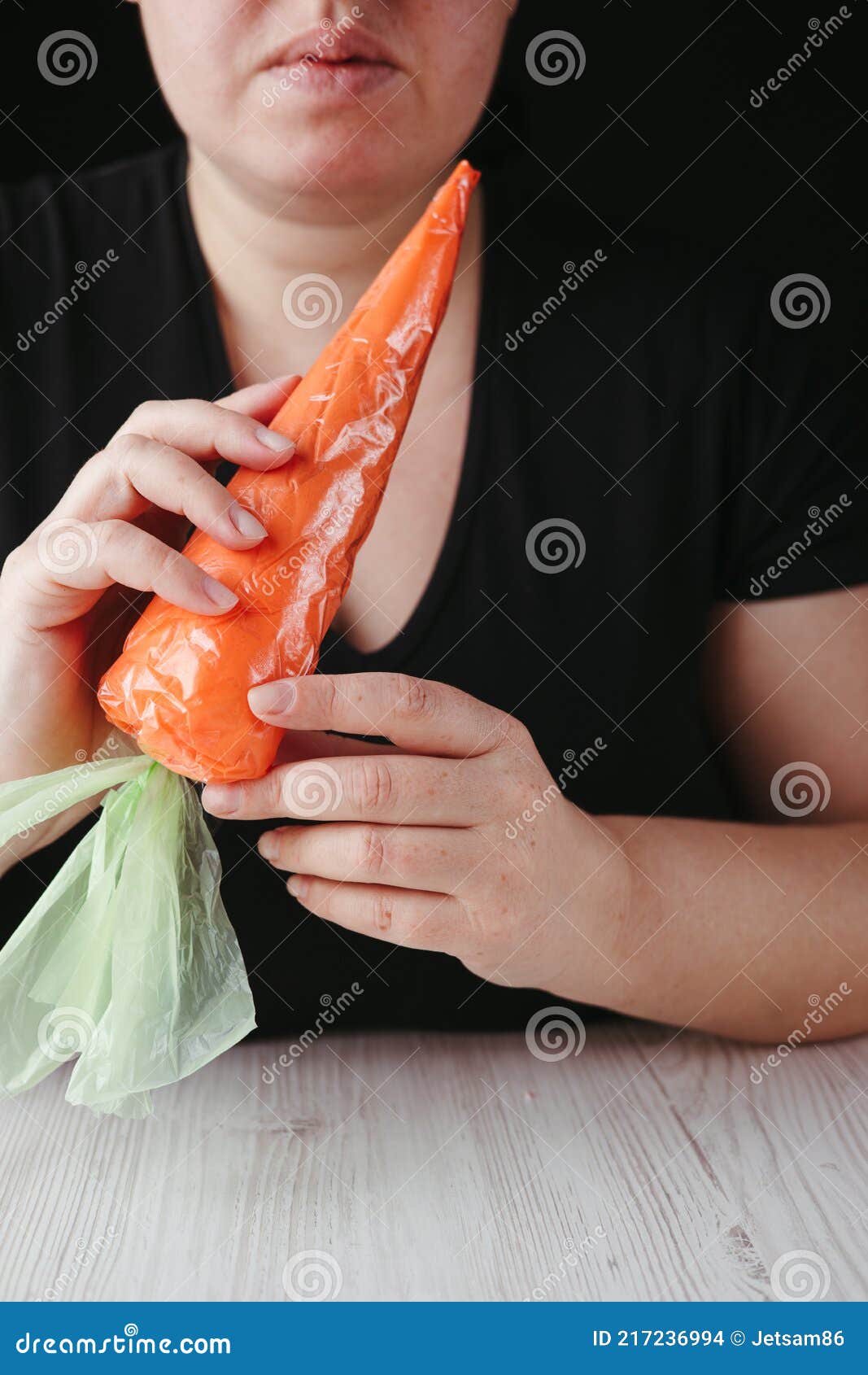 Micro Plastic Pollution of Food Global Problem Stock Photo - Image of ...