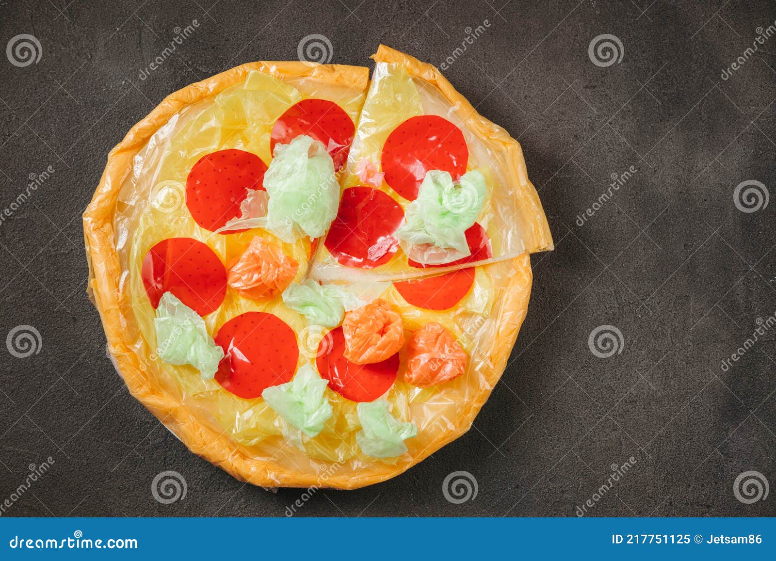 Micro Plastic Pollution of Food Global Problem Stock Image - Image of ...