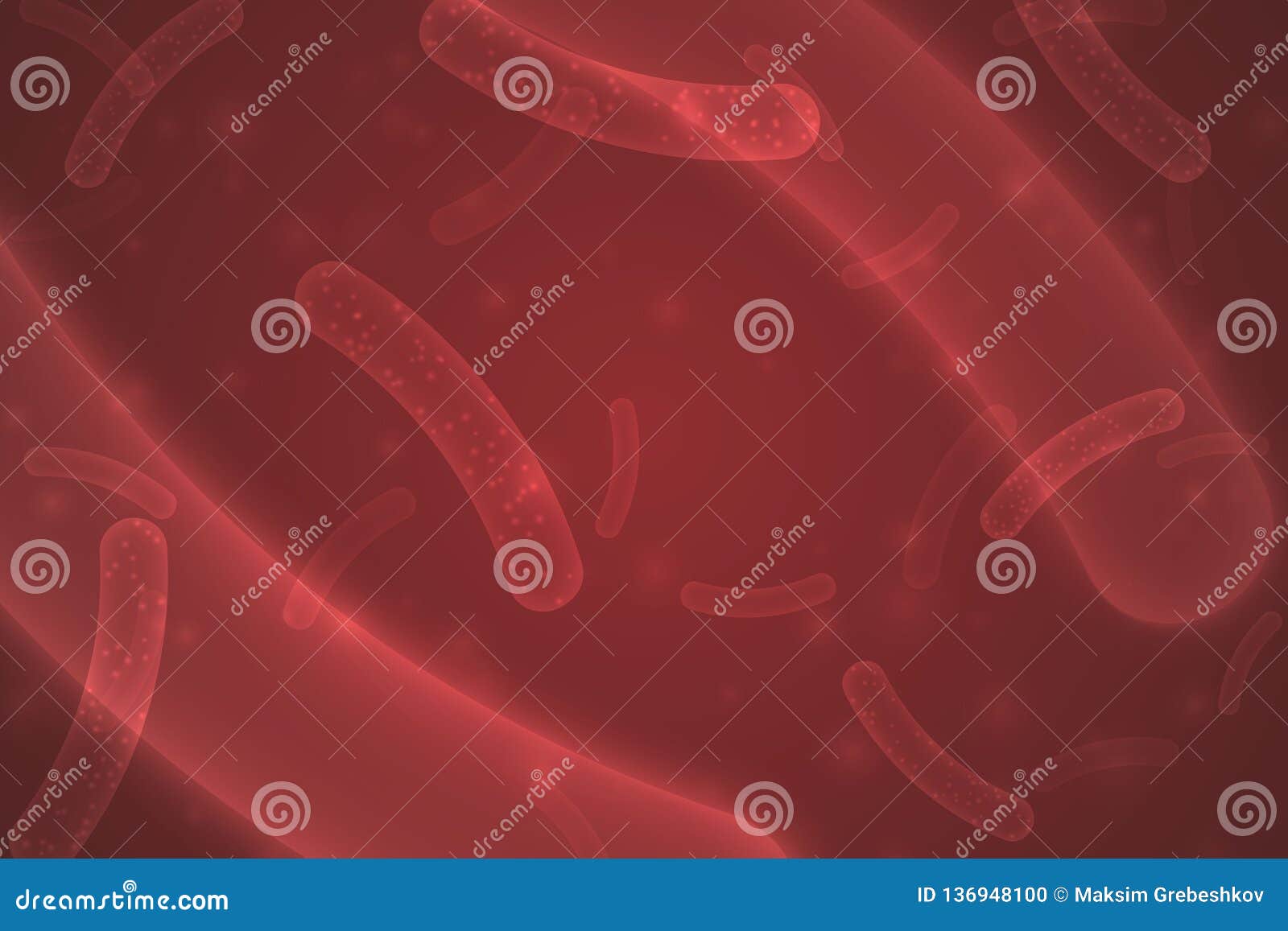 Micro probiotic bacteria stock illustration. Illustration of ...