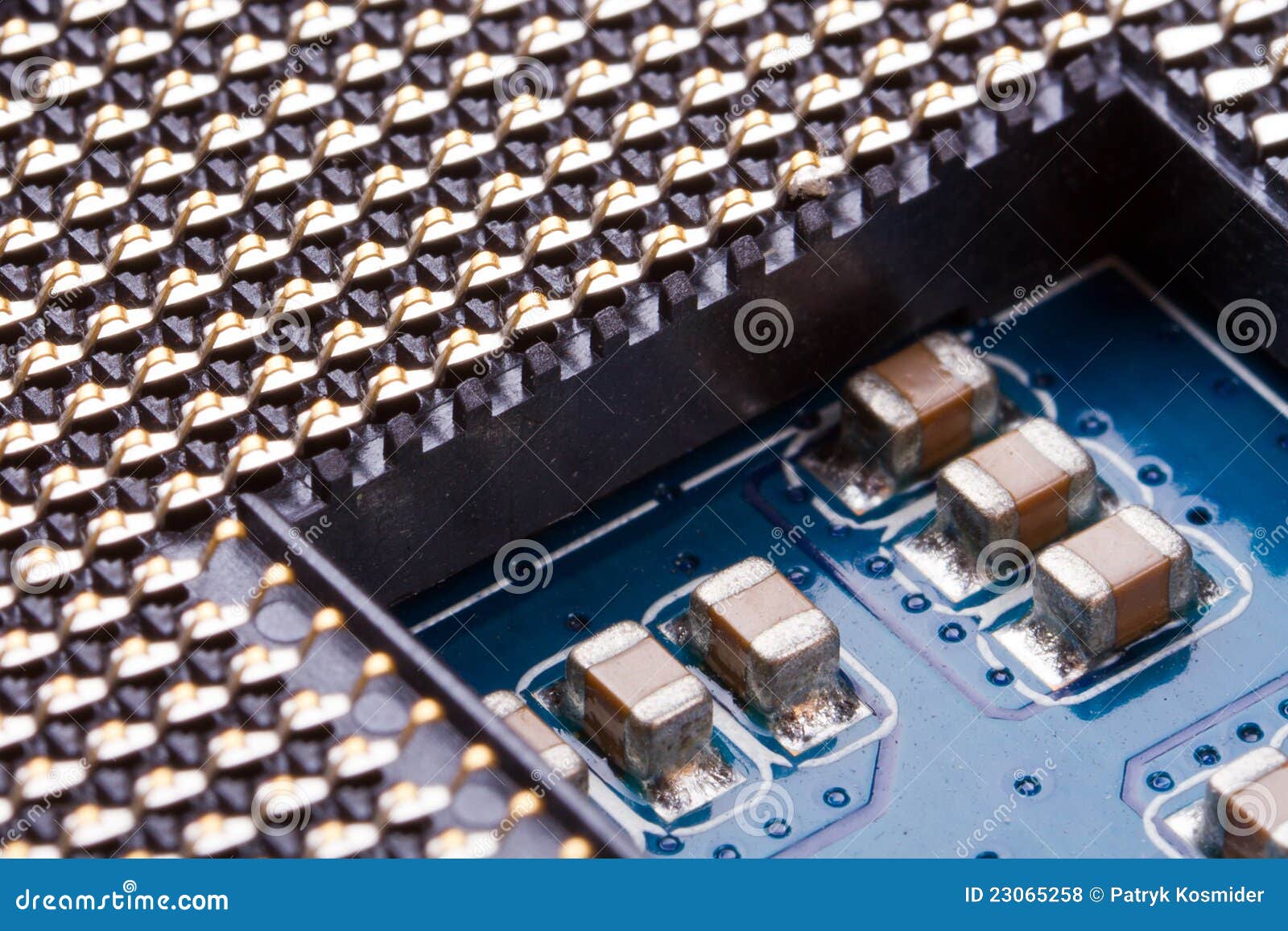 Micro processor close up stock photo. Image of industry - 23065258