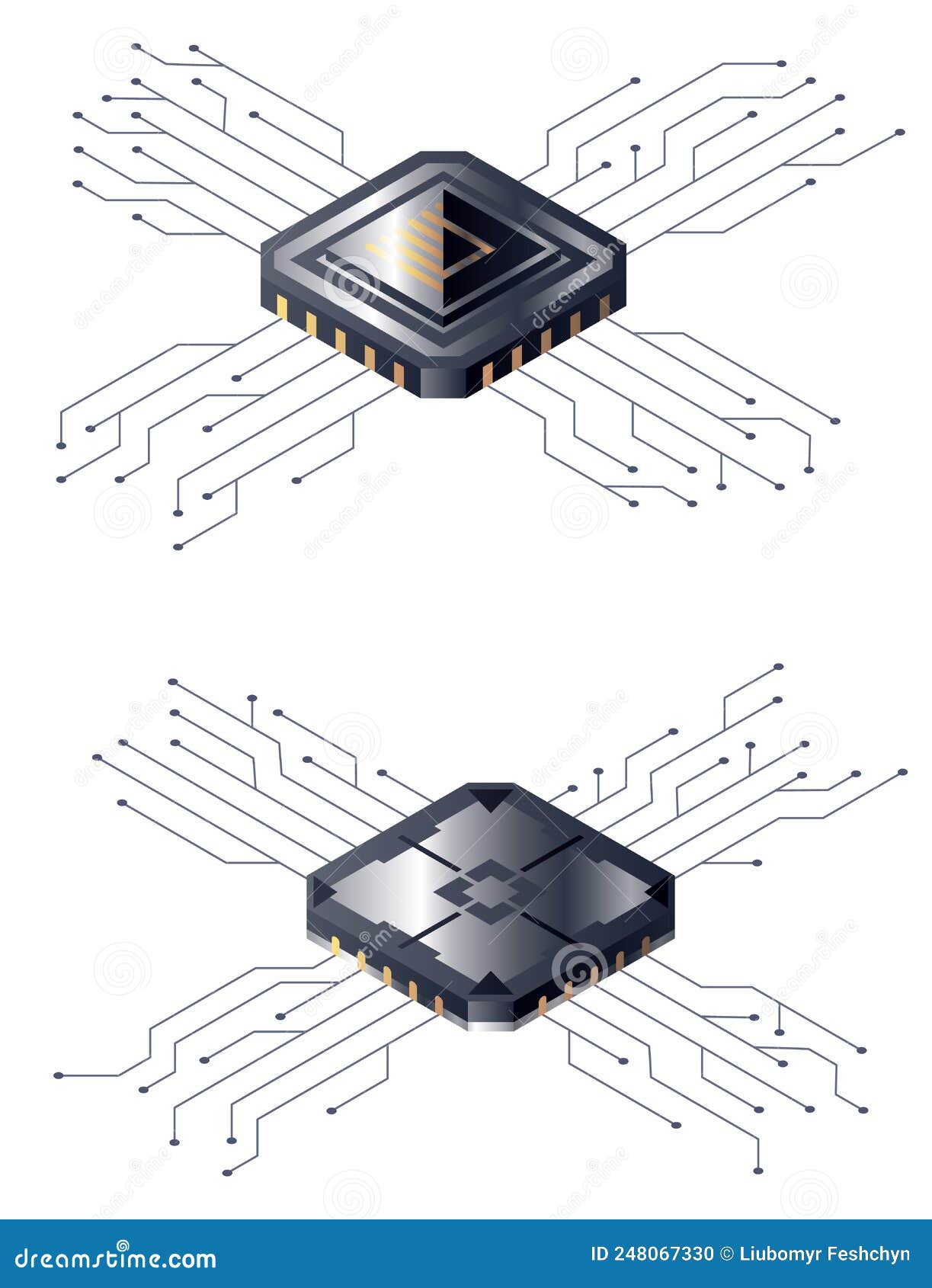 Micro Processor. Motherboard Digital Chip. Artificial Intelligence Web ...