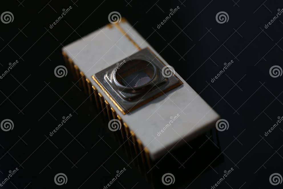 Micro processor technology stock photo. Image of component - 126911000