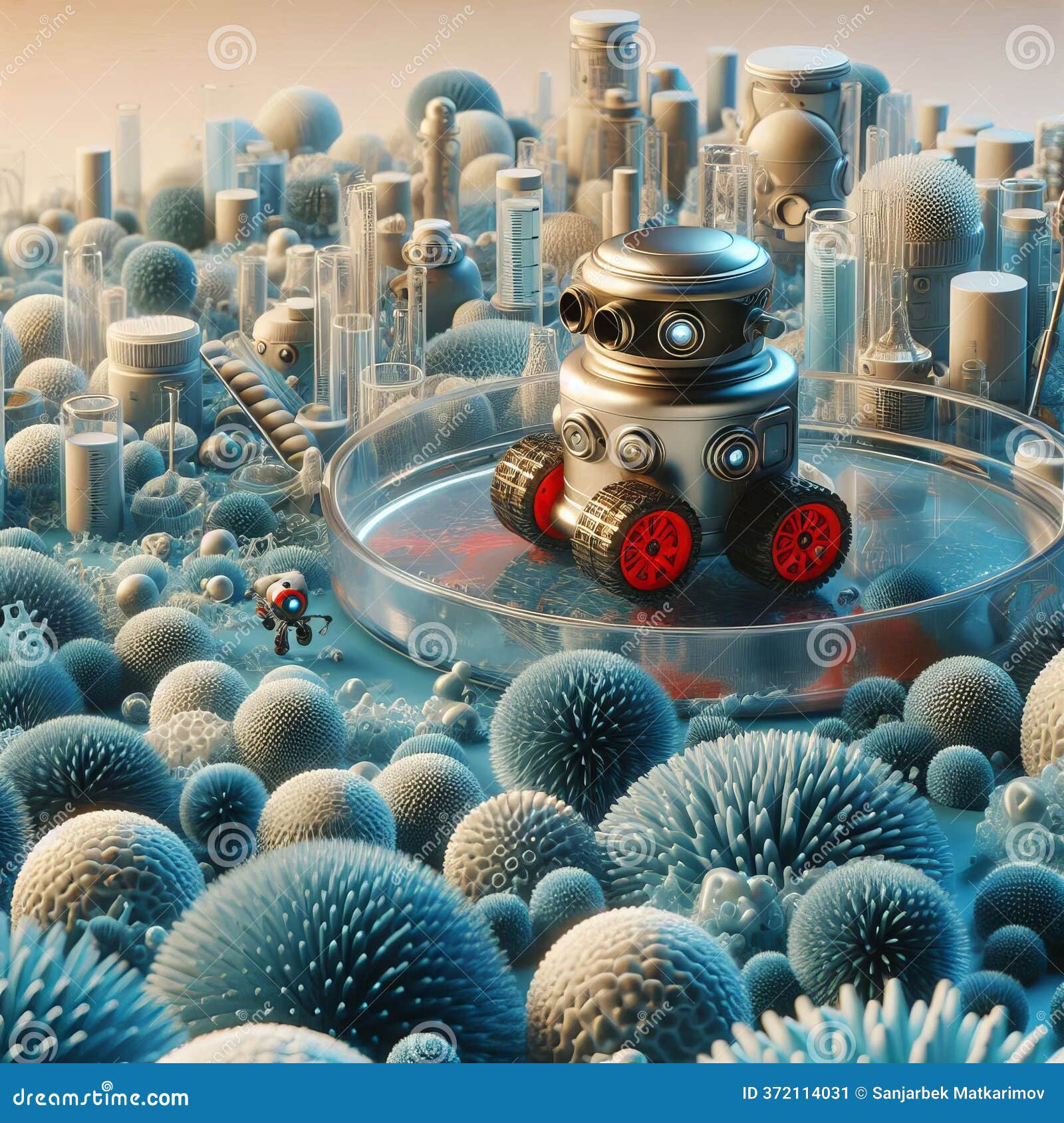 Micro Robot Insect Black Line Icon. Innovation In Technology. Used For ...