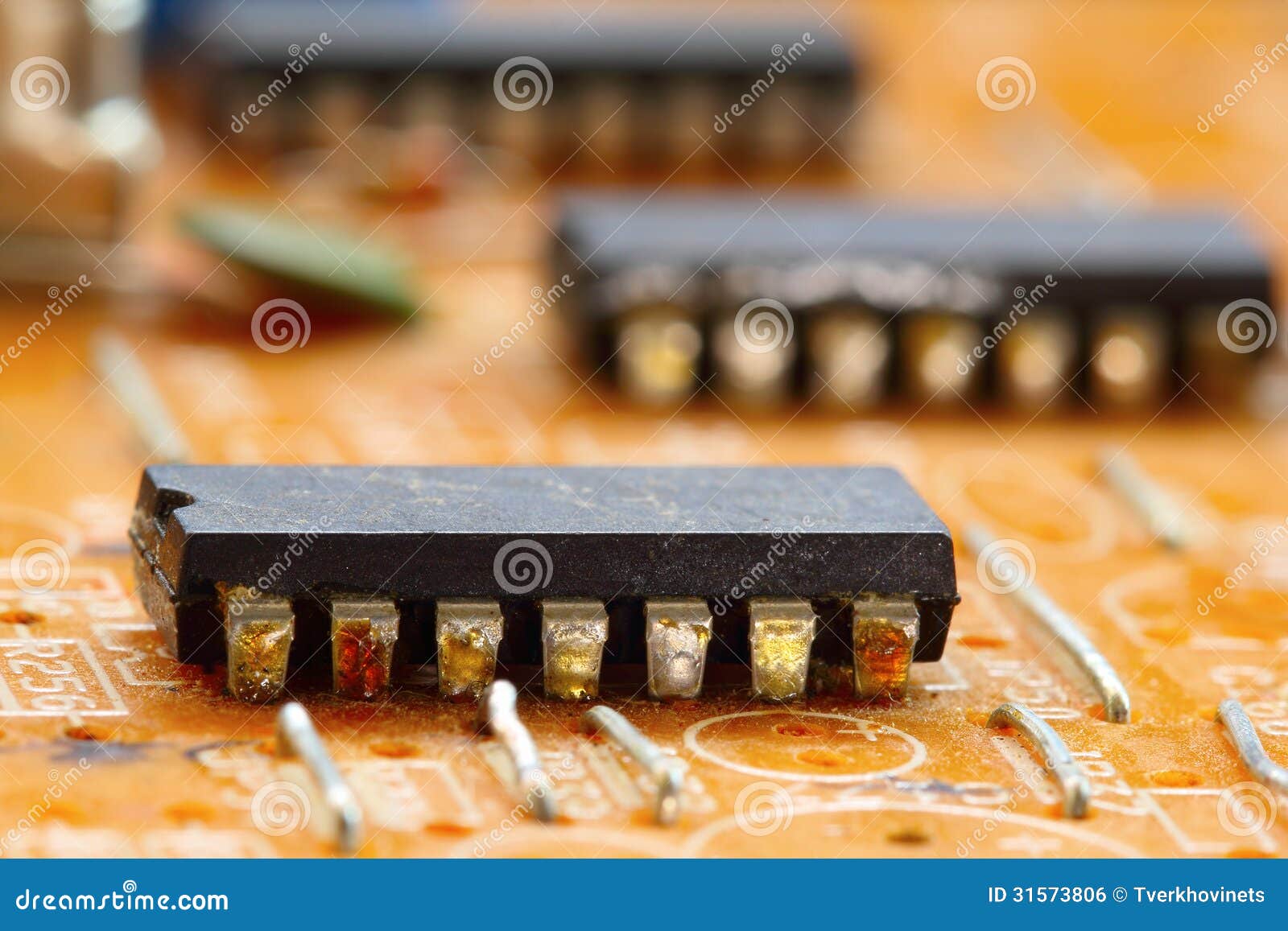 Micro- schema's stock foto. Image of elektro, geïntegreerd - 31573806