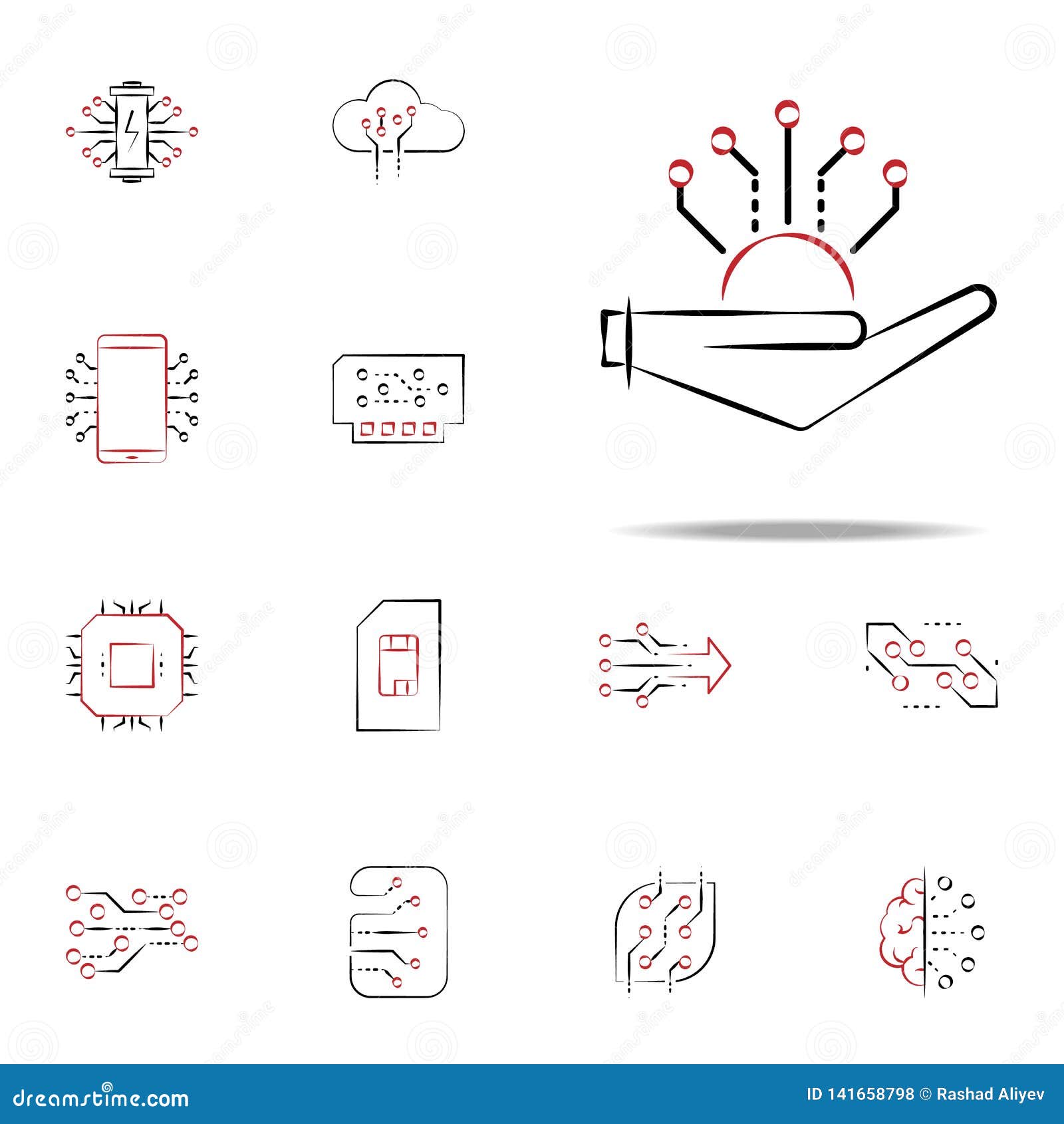 Propylene Hand Drawn Vector Formula Chemical Structure Lettering Blue ...