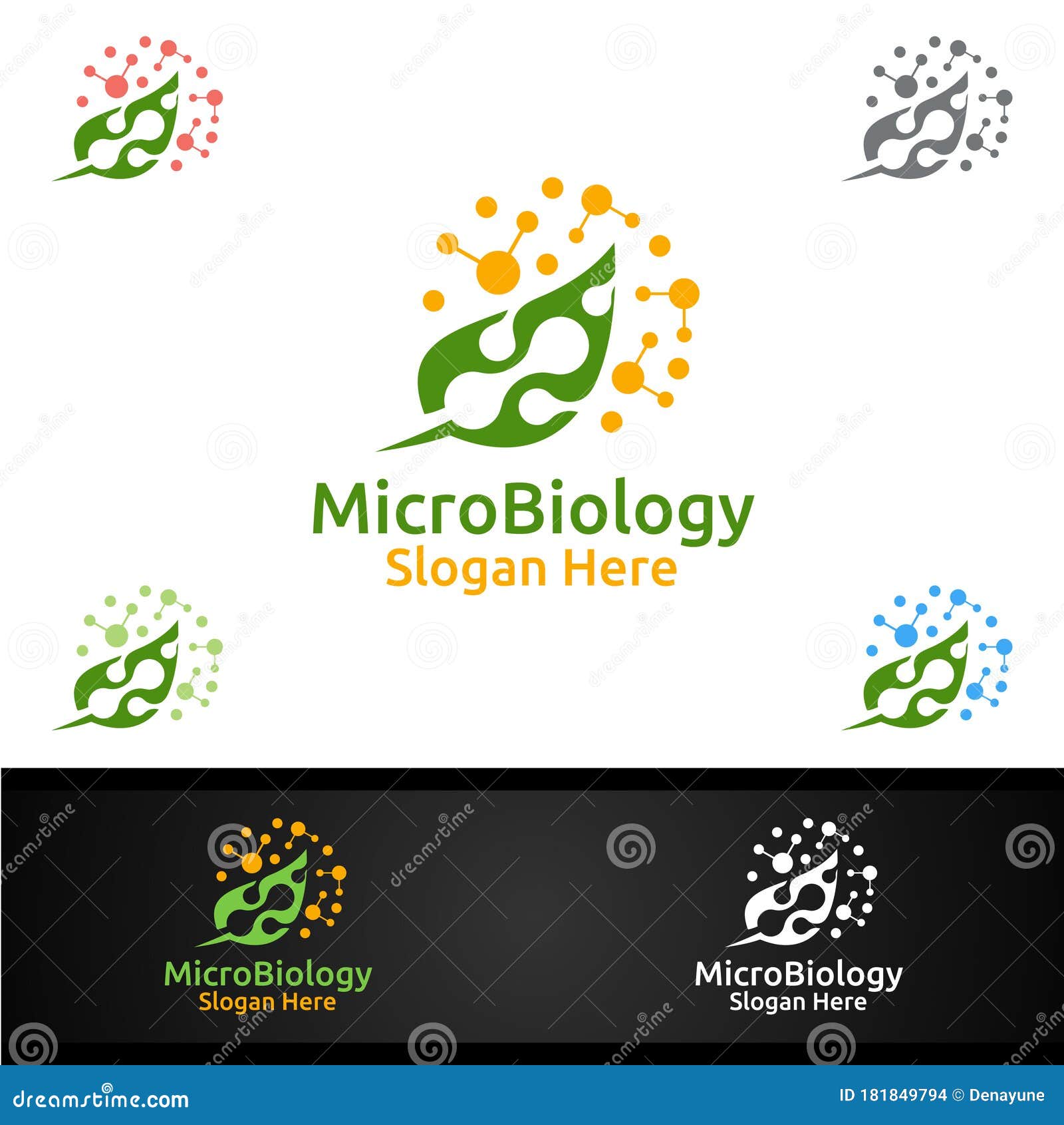 Micro Science And Research Lab Logo For Microbiology, Biotechnology ...