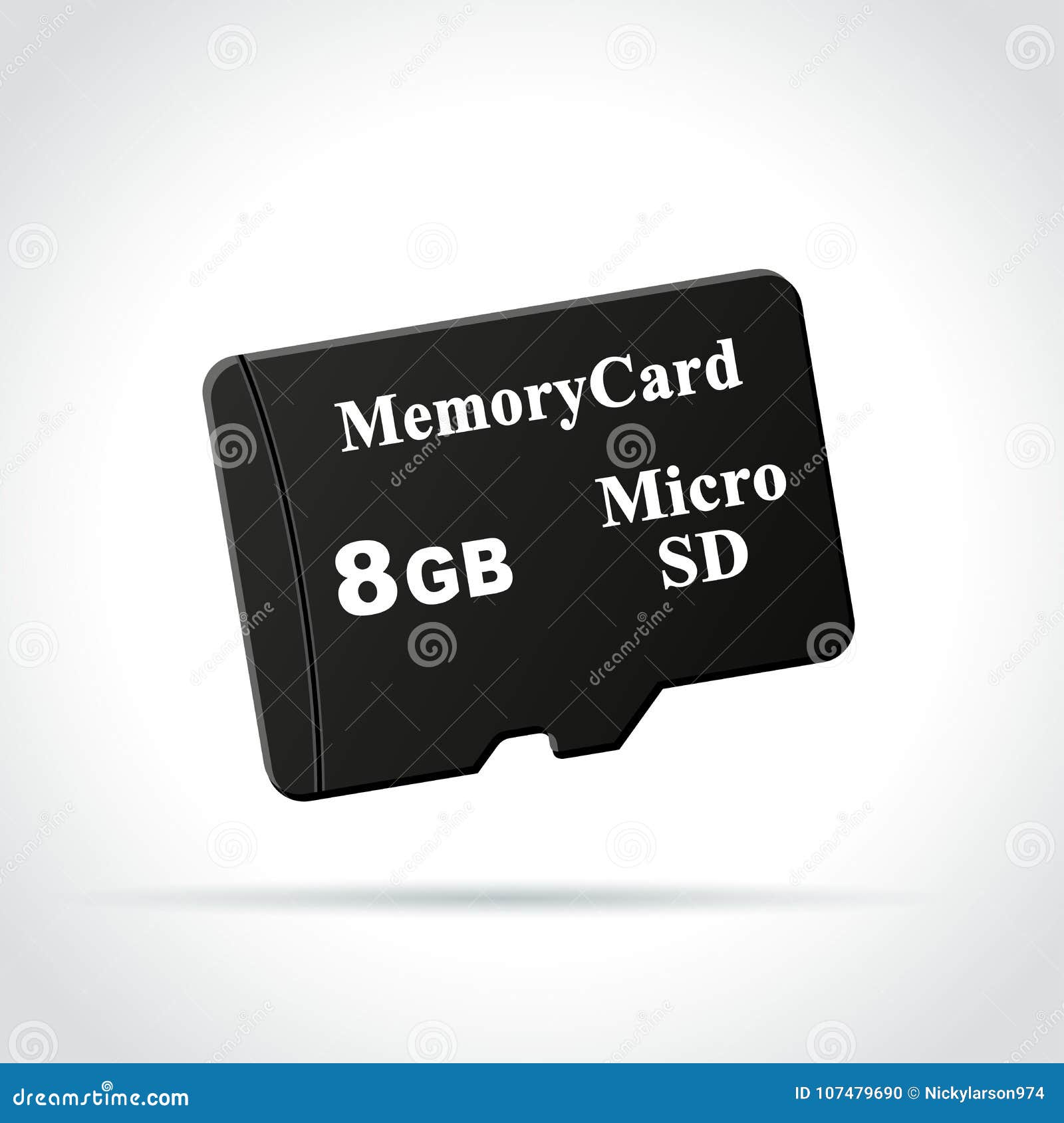 Micro sd card icon stock vector. Illustration of storage - 107479690