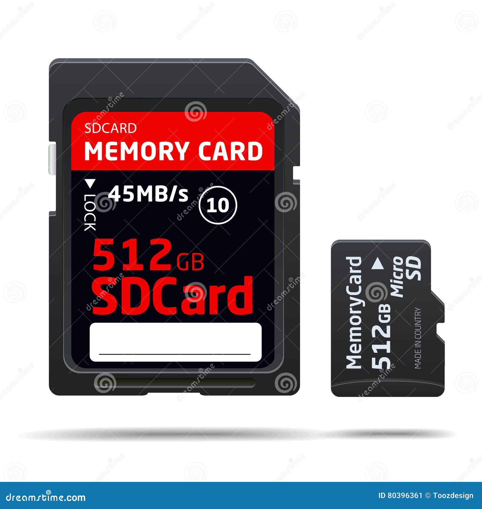 Micro SD memory card stock vector. Illustration of memory - 80396361