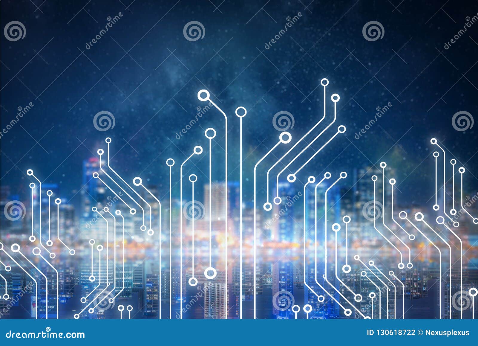 Micro Technology Background Stock Illustration - Illustration of ...