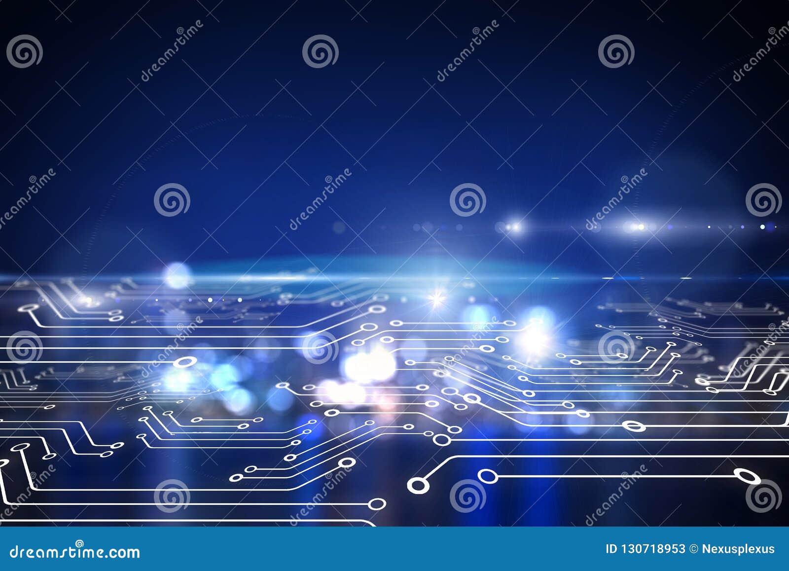 Micro Technology Background Stock Illustration - Illustration of ...