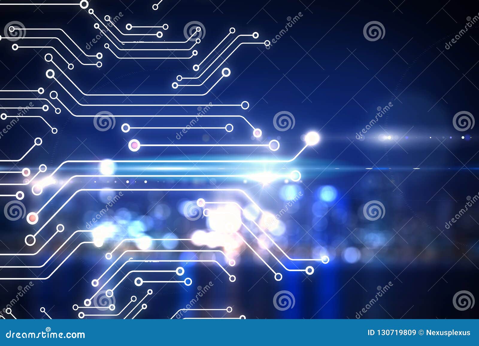 Micro Technology Background Stock Illustration - Illustration of ...