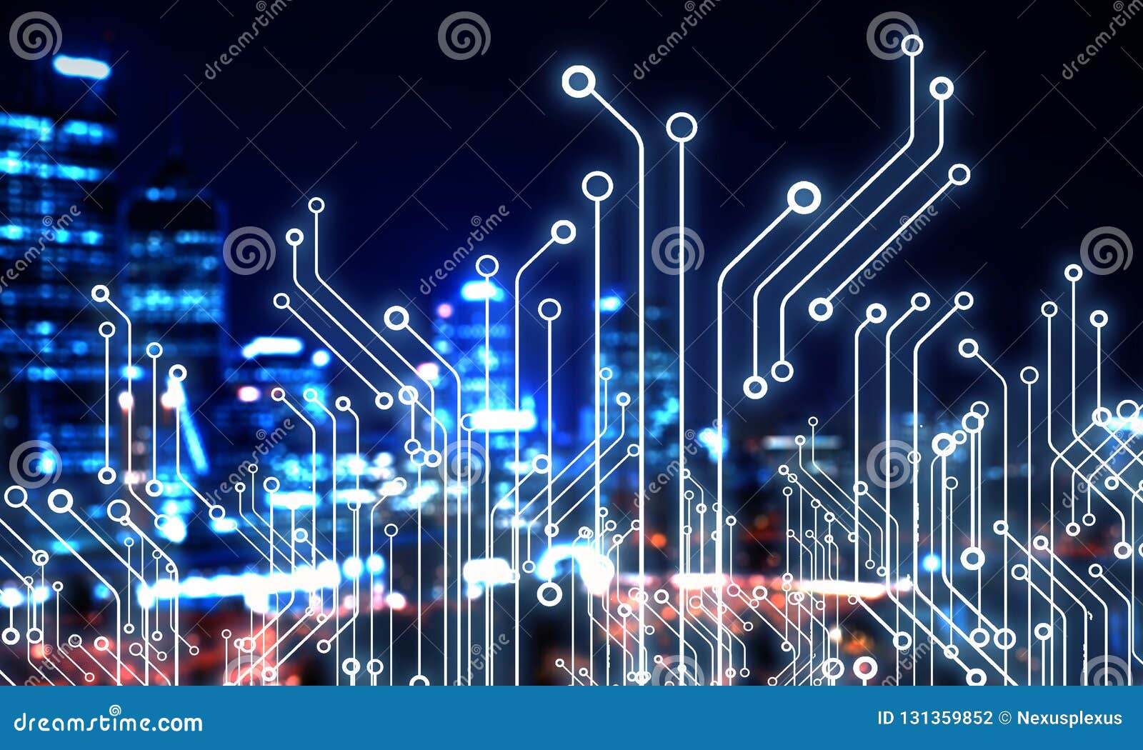 Micro Technology Background Stock Illustration - Illustration of gray ...