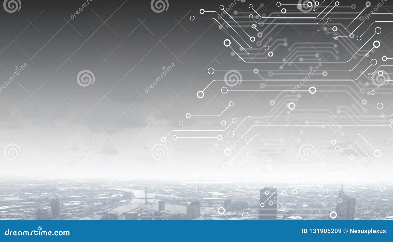 Micro Technology Background Stock Illustration - Illustration of ...