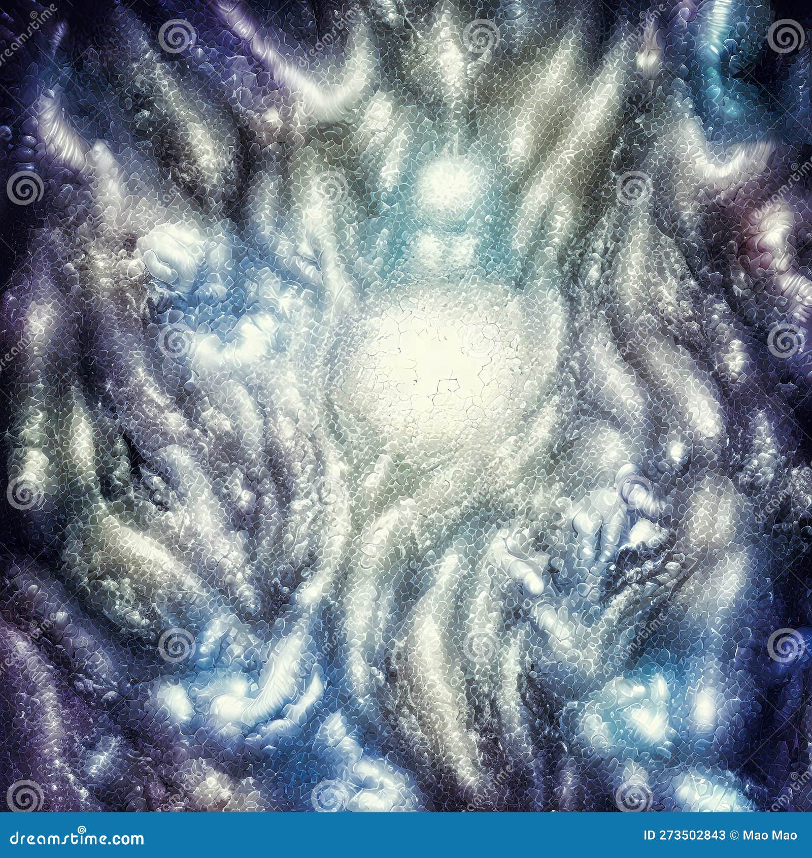 Micro World, Abstract Background Texture Stock Illustration ...