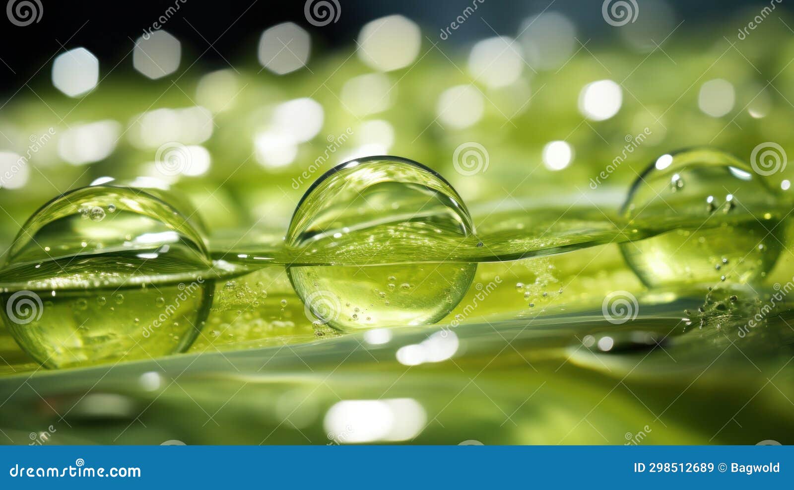 Microalgae Close Up Microscope Image Stock Illustration - Illustration ...