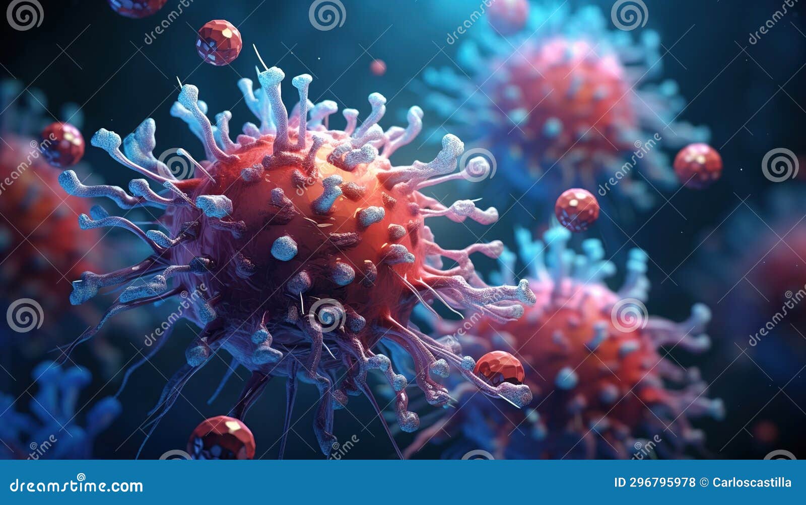 Microbacteria and Bacterial Organisms.biology and Science Background ...