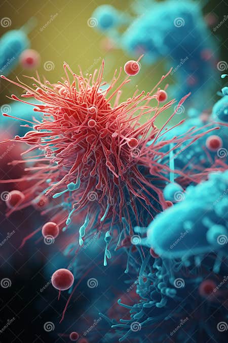 Microbacteria and Bacterial Organisms.biology and Science Background ...