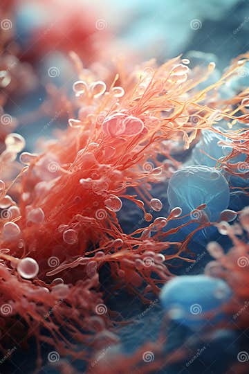 Microbacteria and Bacterial Organisms.biology and Science Background ...