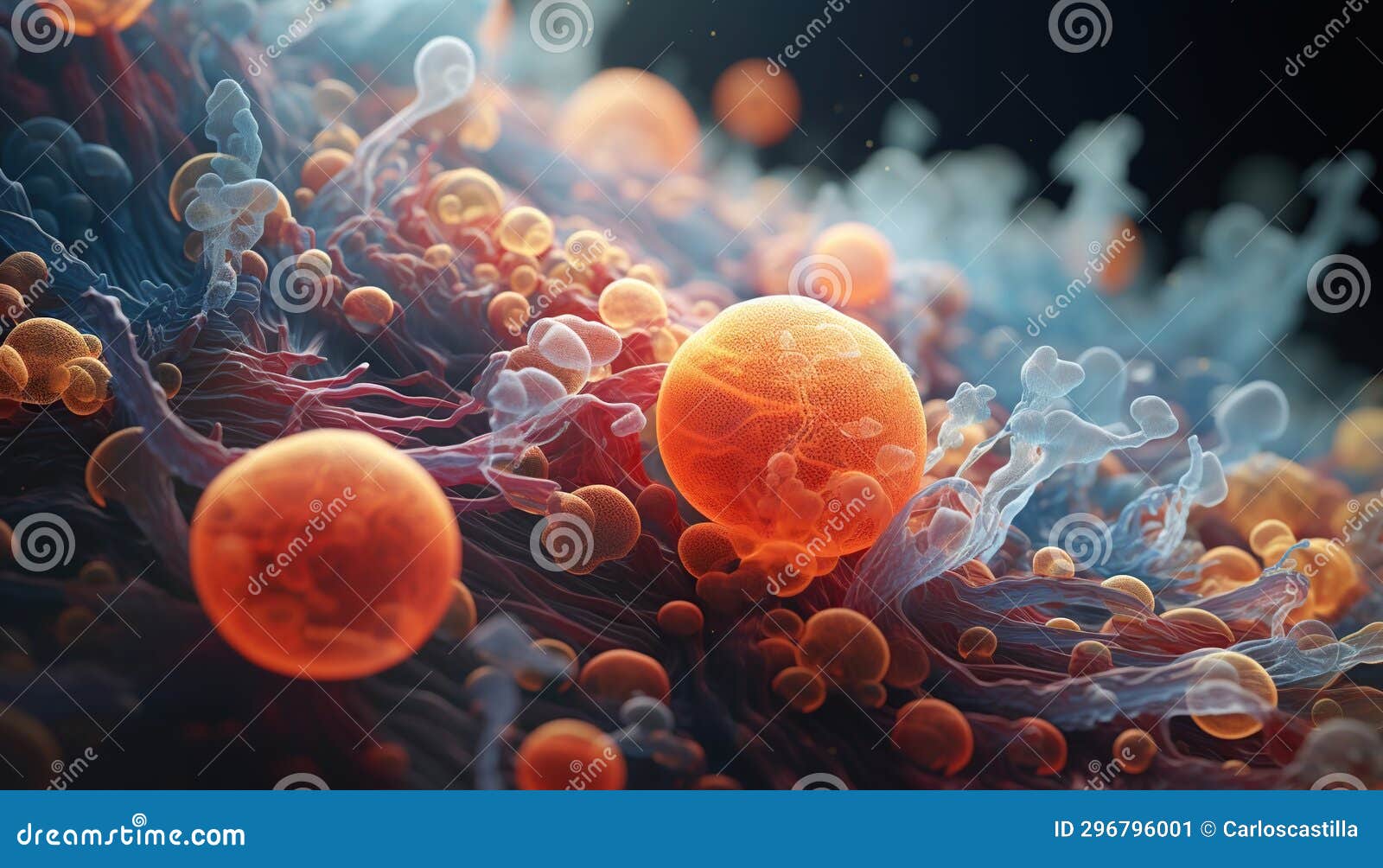 Microbacteria and Bacterial Organisms.biology and Science Background ...